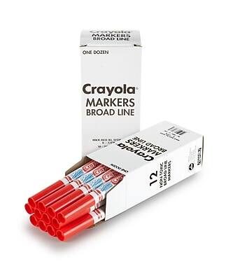 Crayola Crayola® Washable Broad Line Bulk Markers, 12 Pack, (58 7800 ...