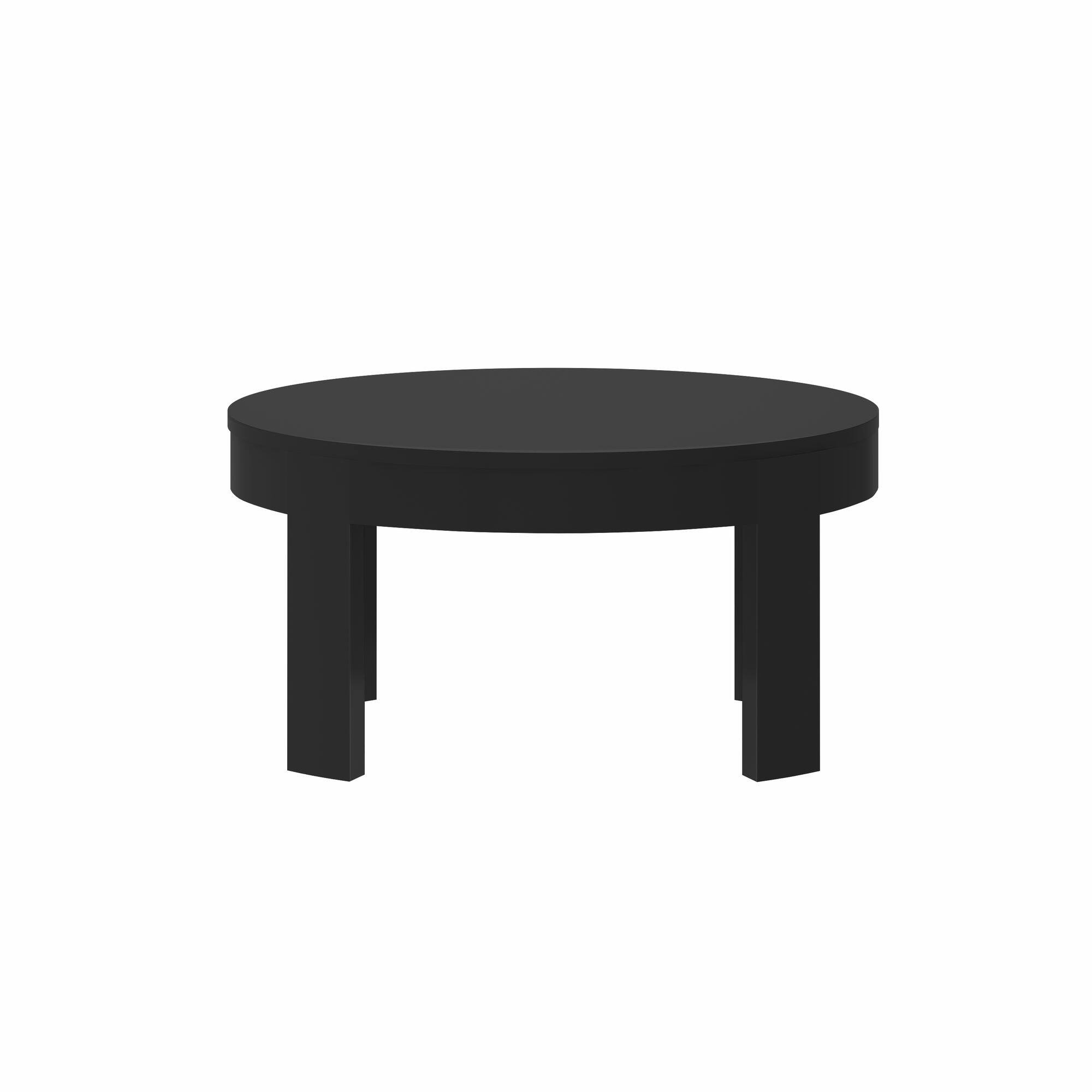Plank+Beam Contour Round Coffee Table (30in x 30in / 762mm x 762mm ...