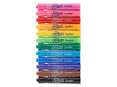 Mr. Sketch Scented Water Based Markers, Chisel, 192/Carton (98490 ...