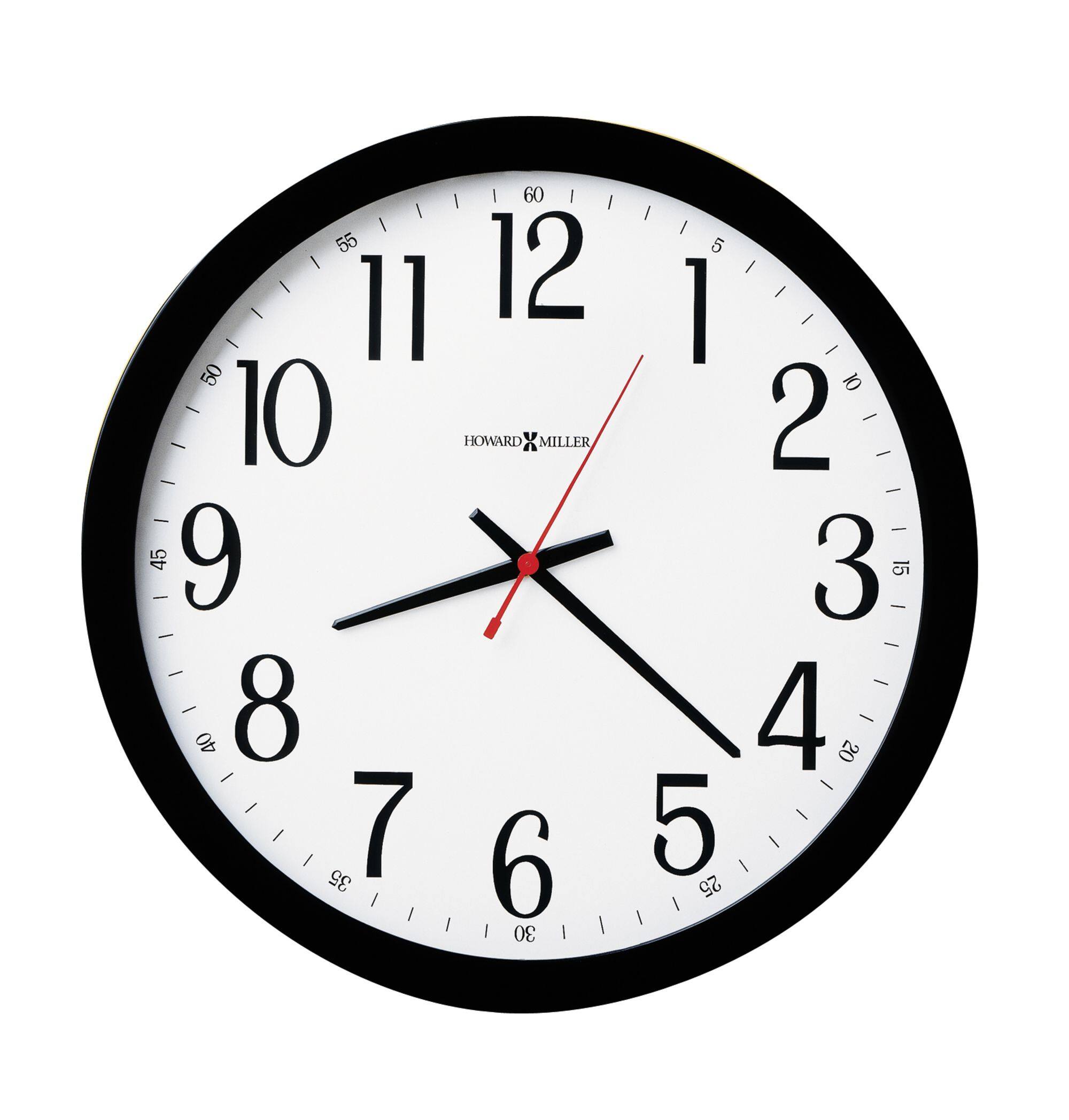 Howard Miller Norcross Wall Clock 625320 Plastic White 625320 - Best Buy