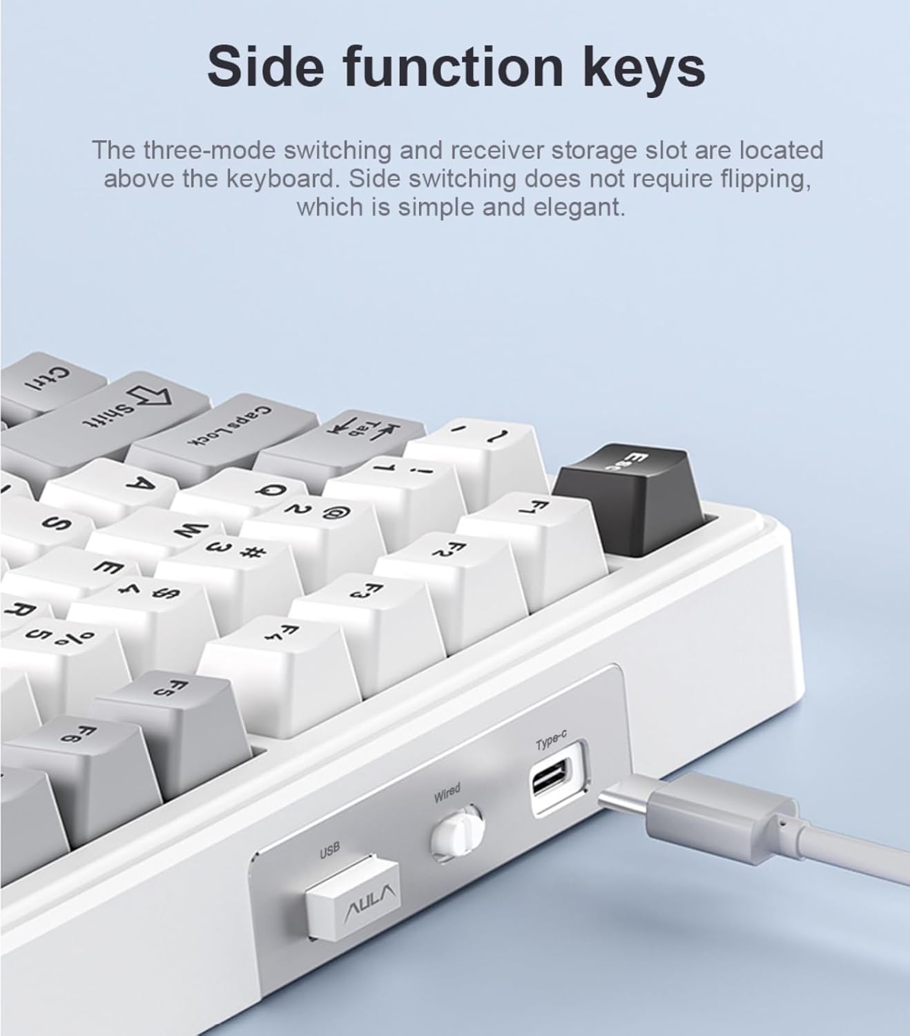 AULA F99 Pro, 99 Key, Wireless, Hot Swappable, Mechanical Gaming ...