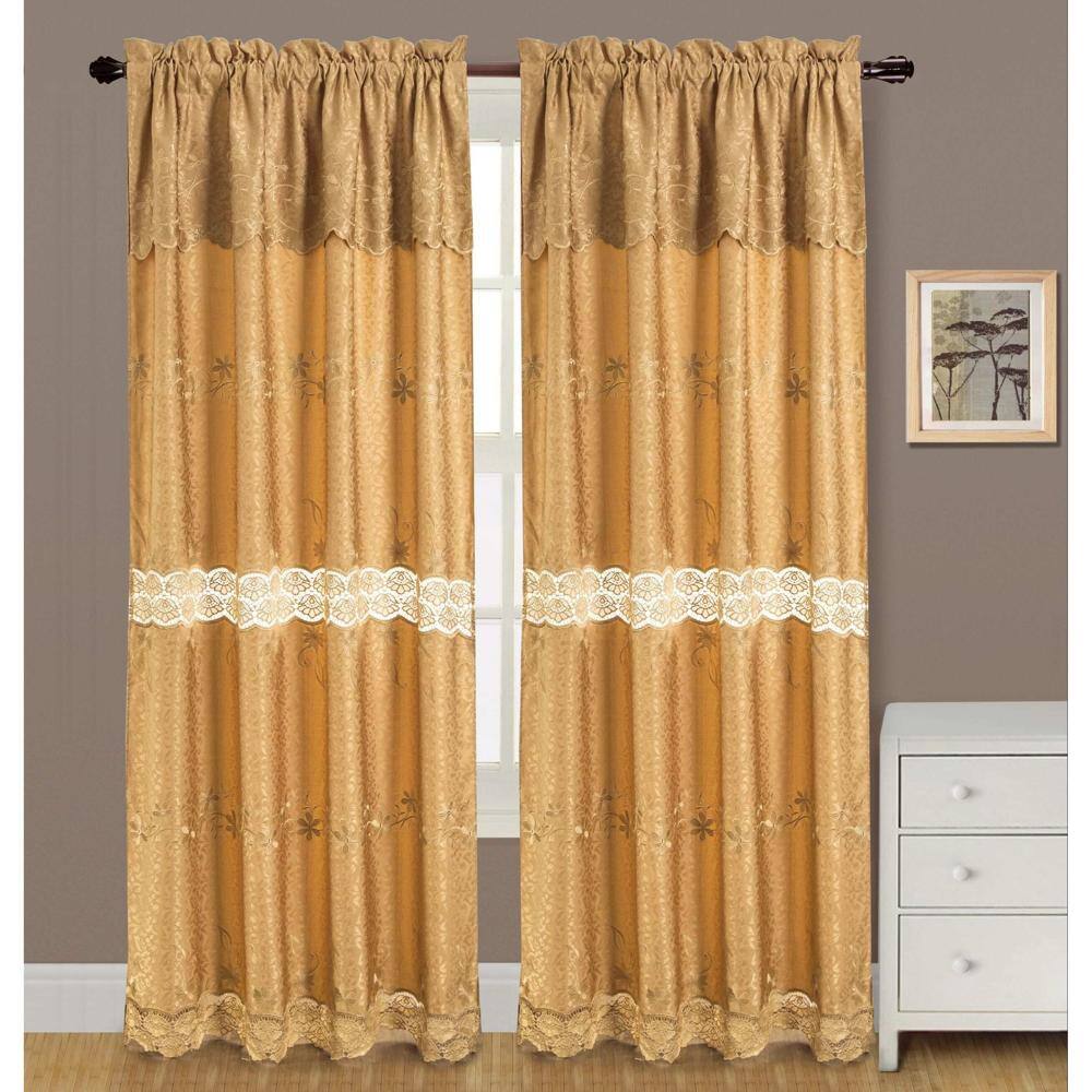 RT Designers Collection Alisa Macrame Rod Pocket Window Room Darkening ...