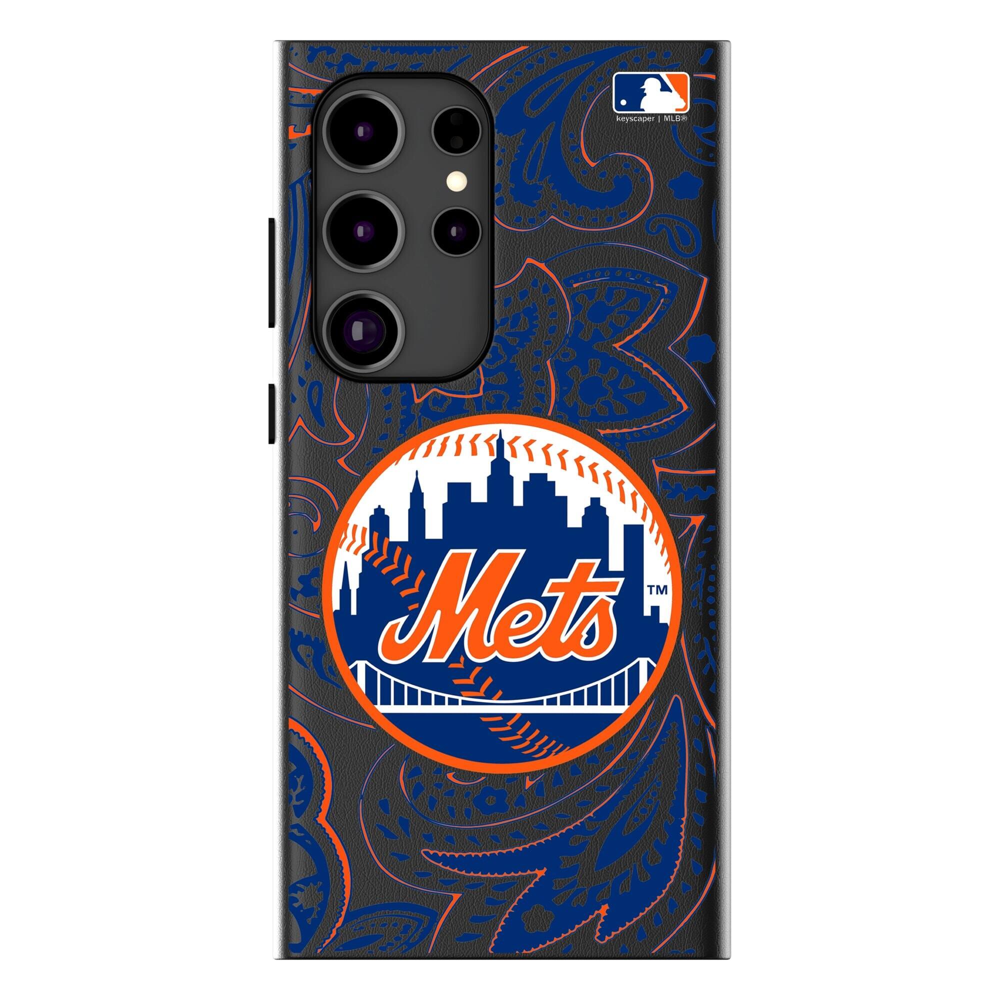 Keyscaper MLB New York Mets Paisley Galaxy Magnetic Bump Case S24 Ultra ...