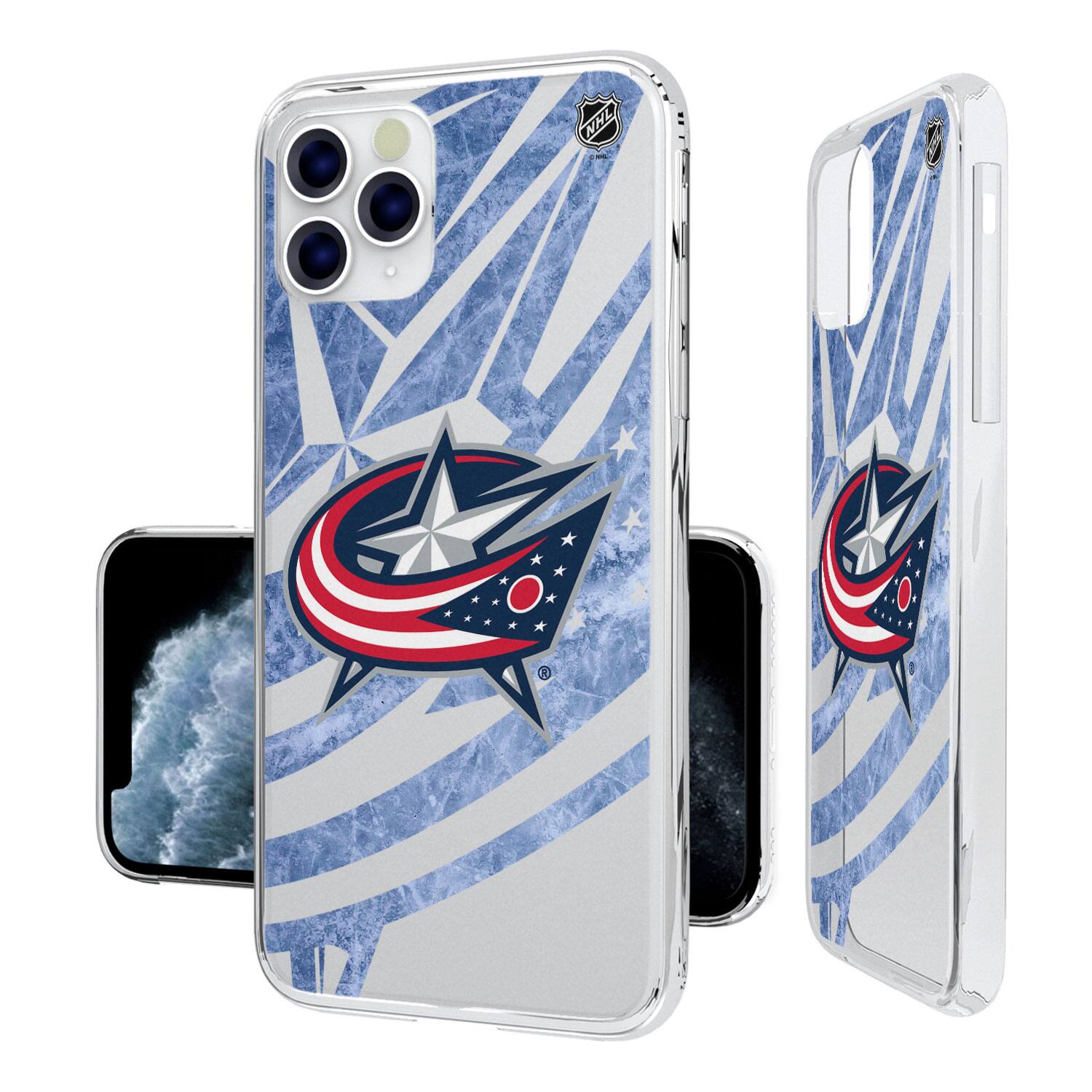 Keyscaper NHL Columbus Blue Jackets iPhone Clear Ice Case 16 Pro Max ...