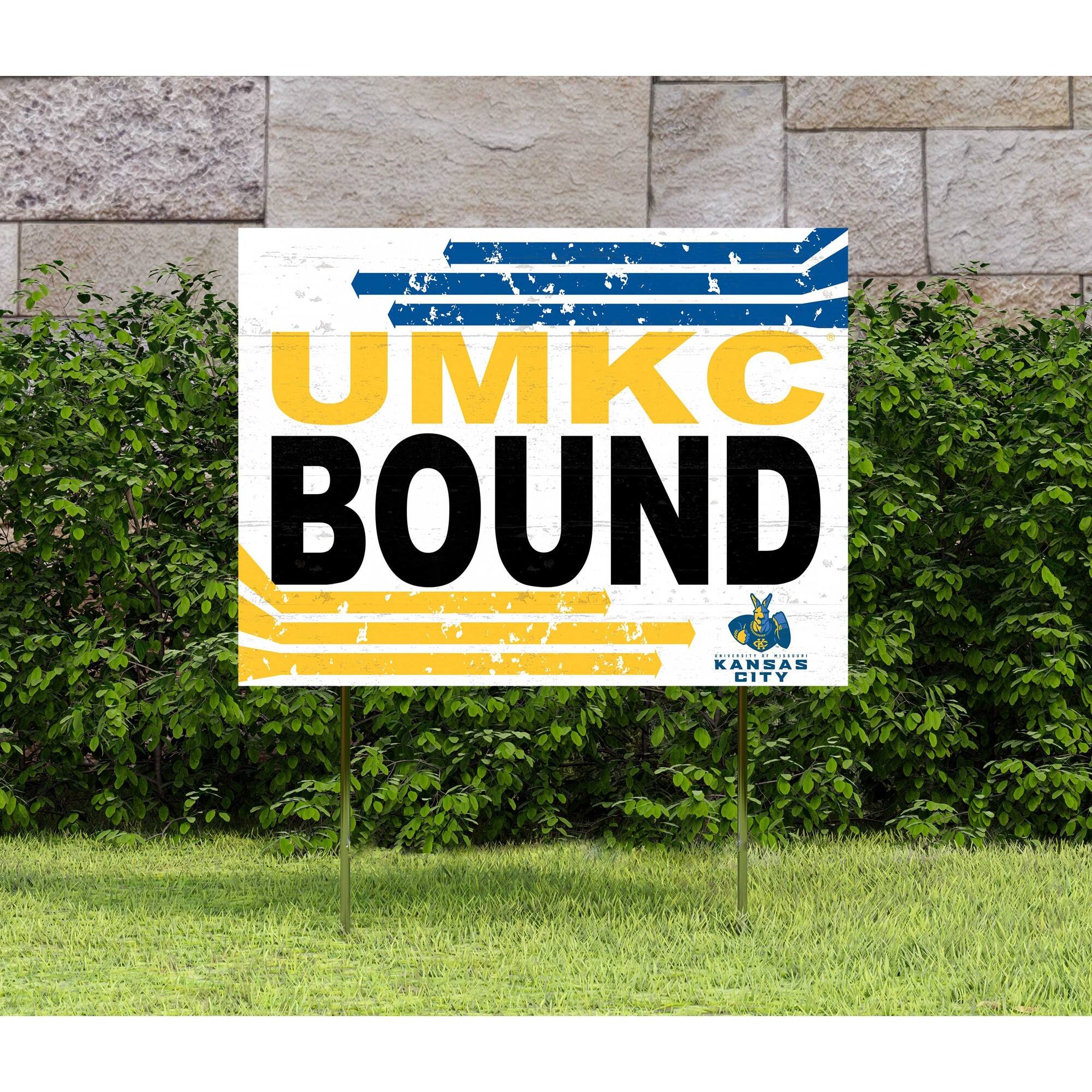 Jardine UMKC Kangaroos 18" x 24" Team Yard Sign White 200638963 - Best Buy