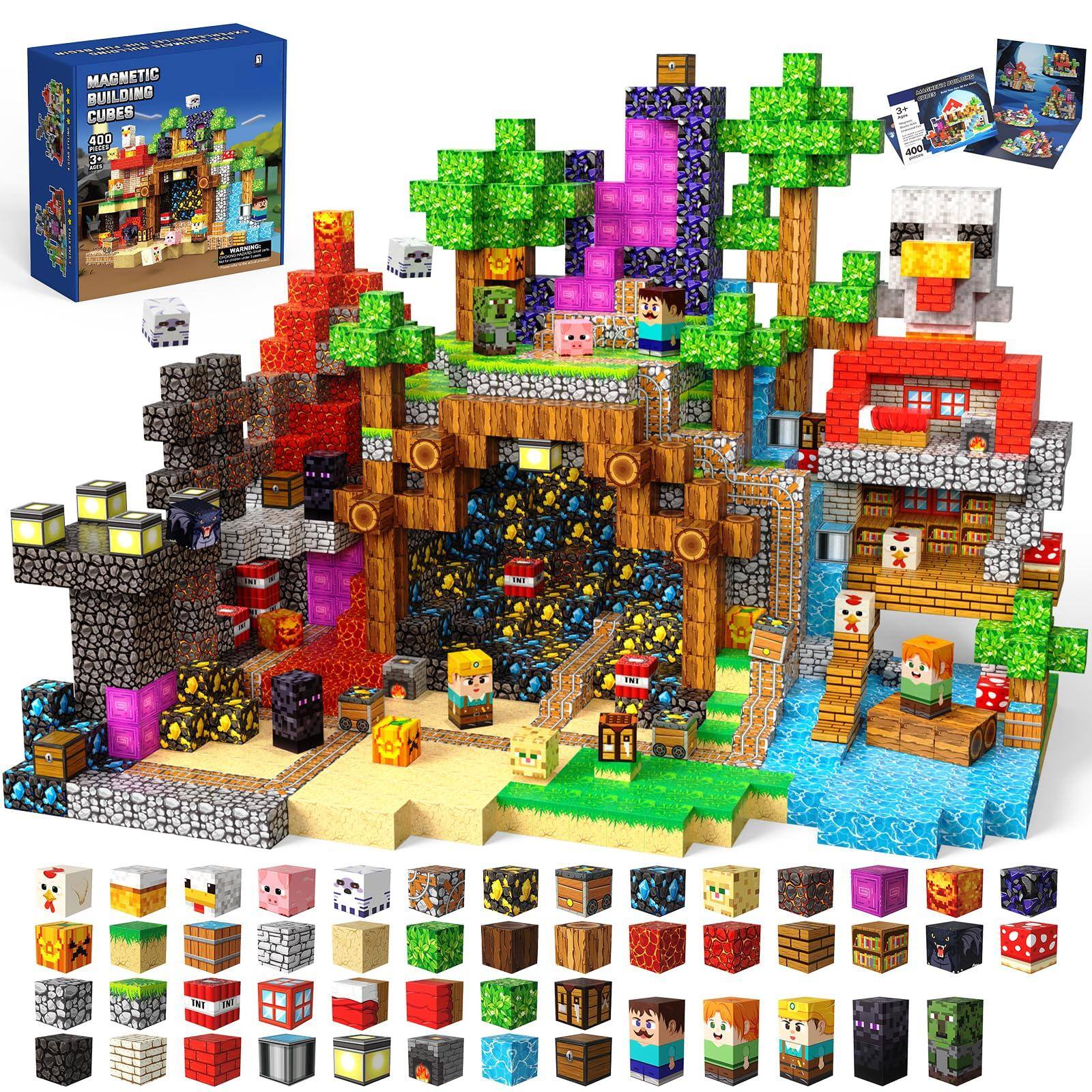 NICHOLAS KLEIN 300 Magnetic Blocks Building Stacking For Sensory Stem ...