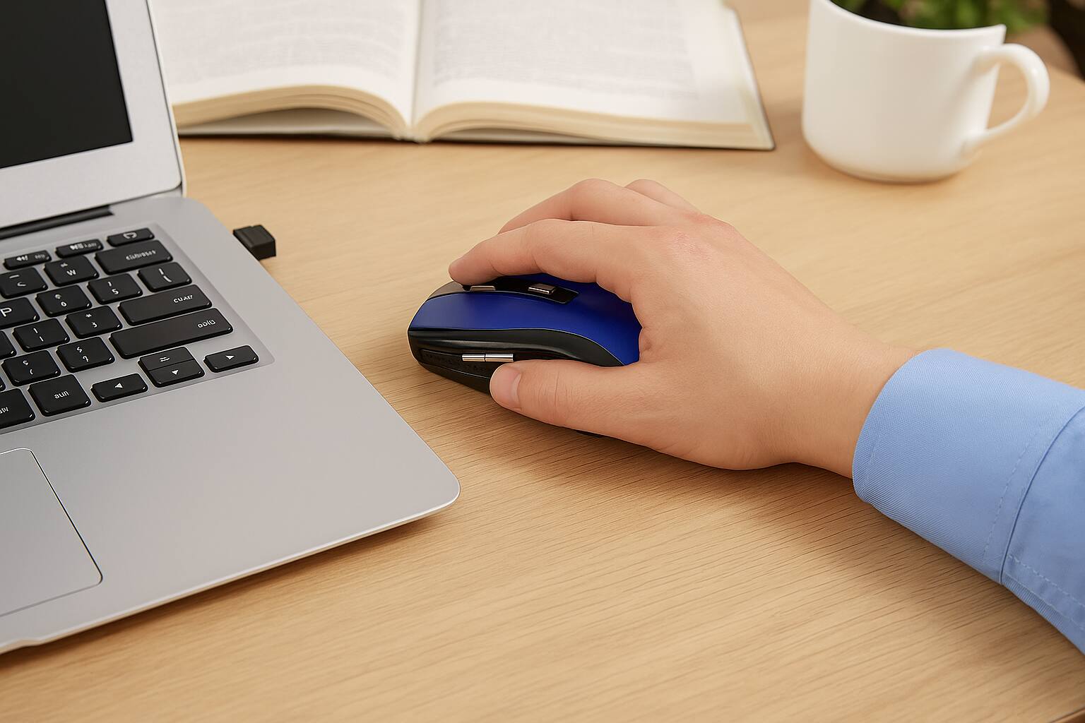 Sanoxy 2.4GHz Wireless Optical Mouse Mice & USB Receiver For PC Laptop ...