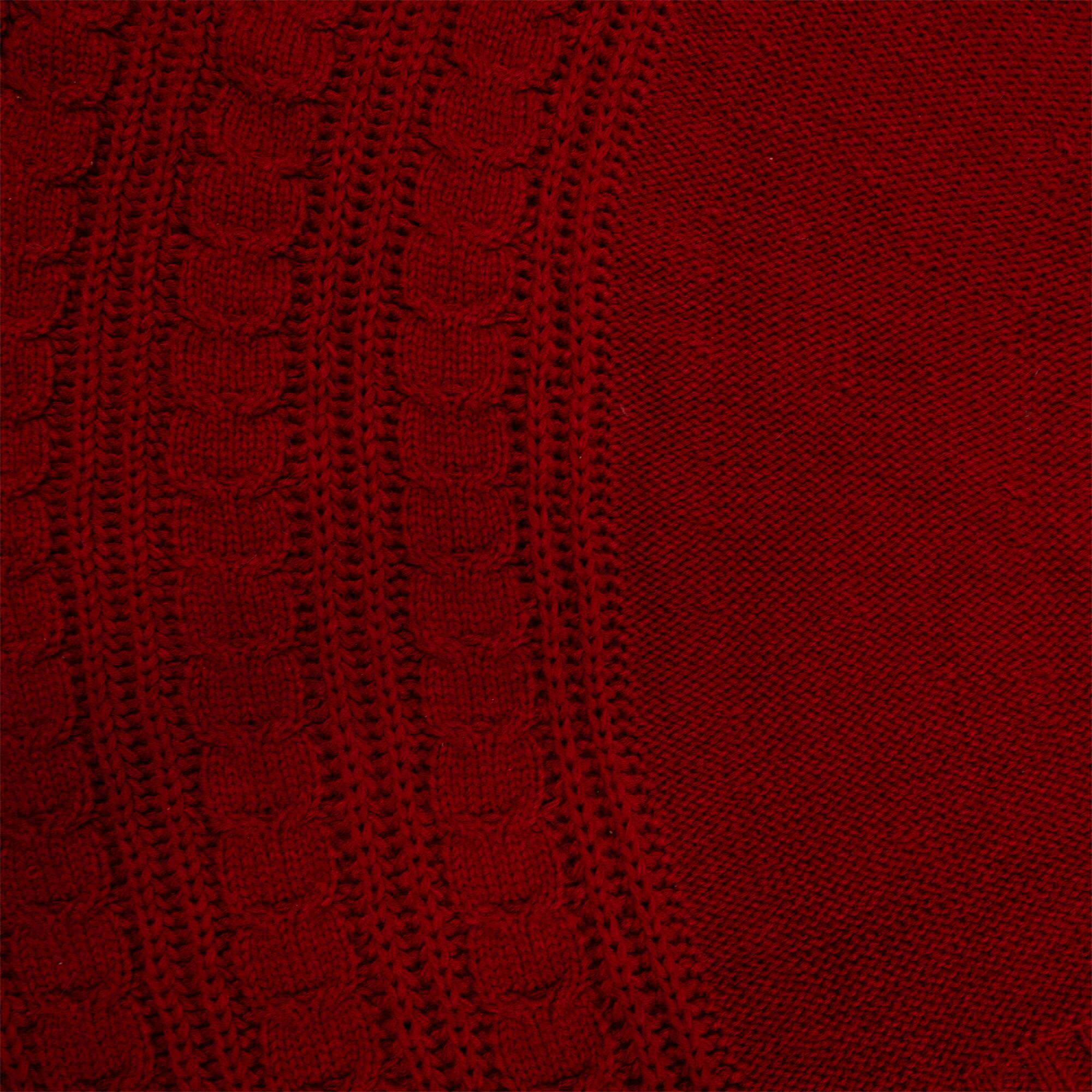 Northlight Knitted Sweater Tree Skirt with Buttons 72“ Red 35768020 ...