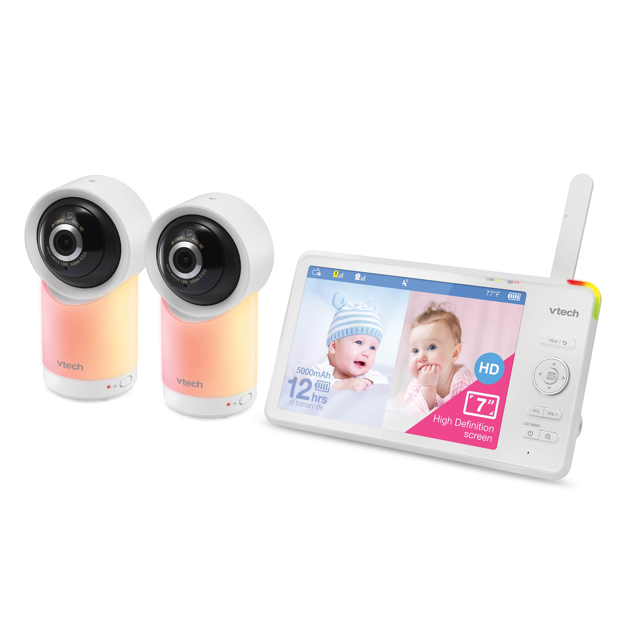 Customer Reviews: VTech 2 Camera 1080p Smart WiFi Remote Access 360 ...