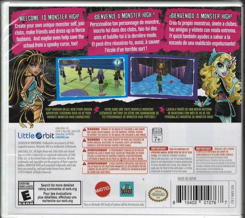 Monster High New Ghoul in School Nintendo 3DS Nintendo 3DS - Best Buy