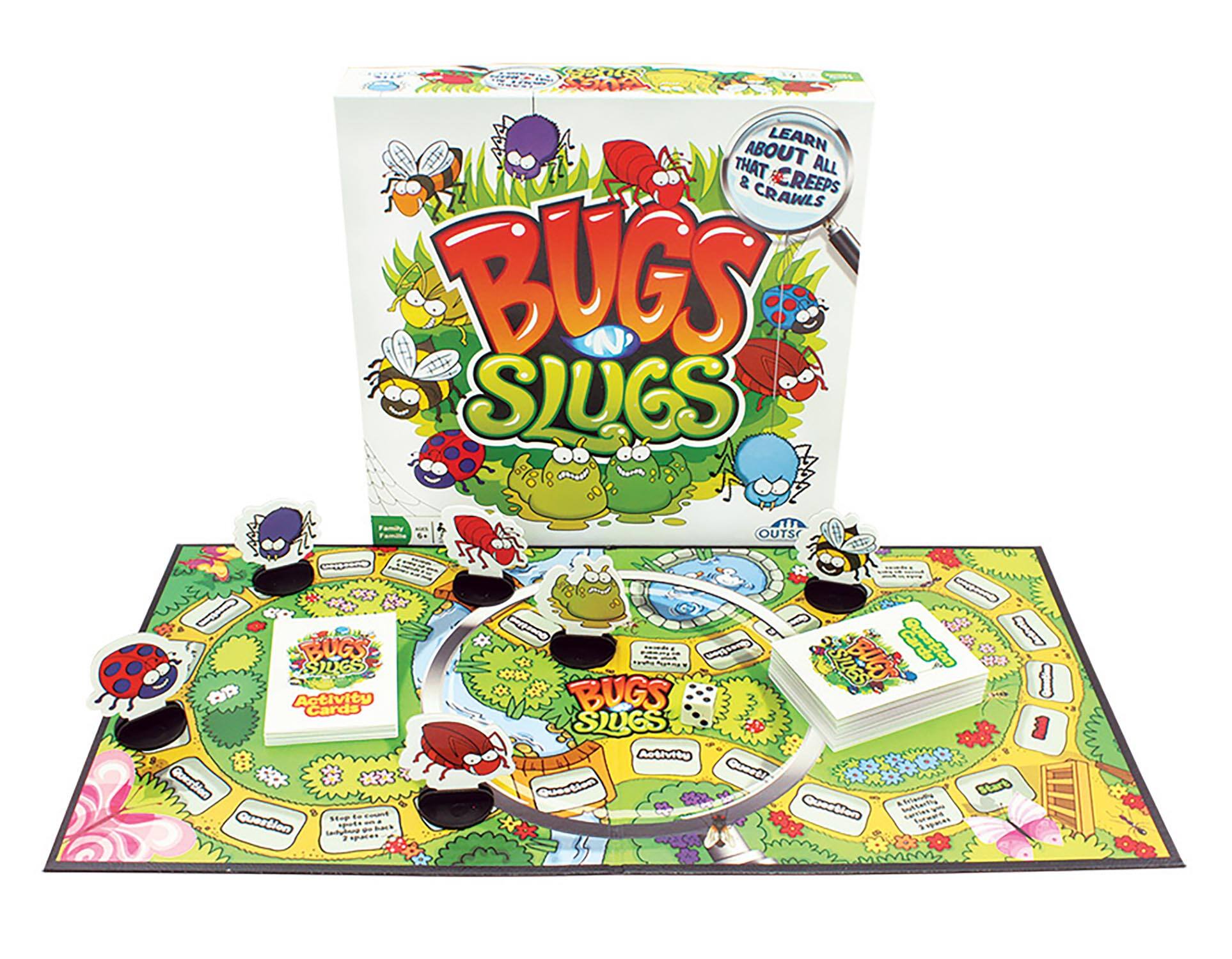 Outset Media Outset Media: Media Bugs 'N' Slugs Board Game, Educational ...