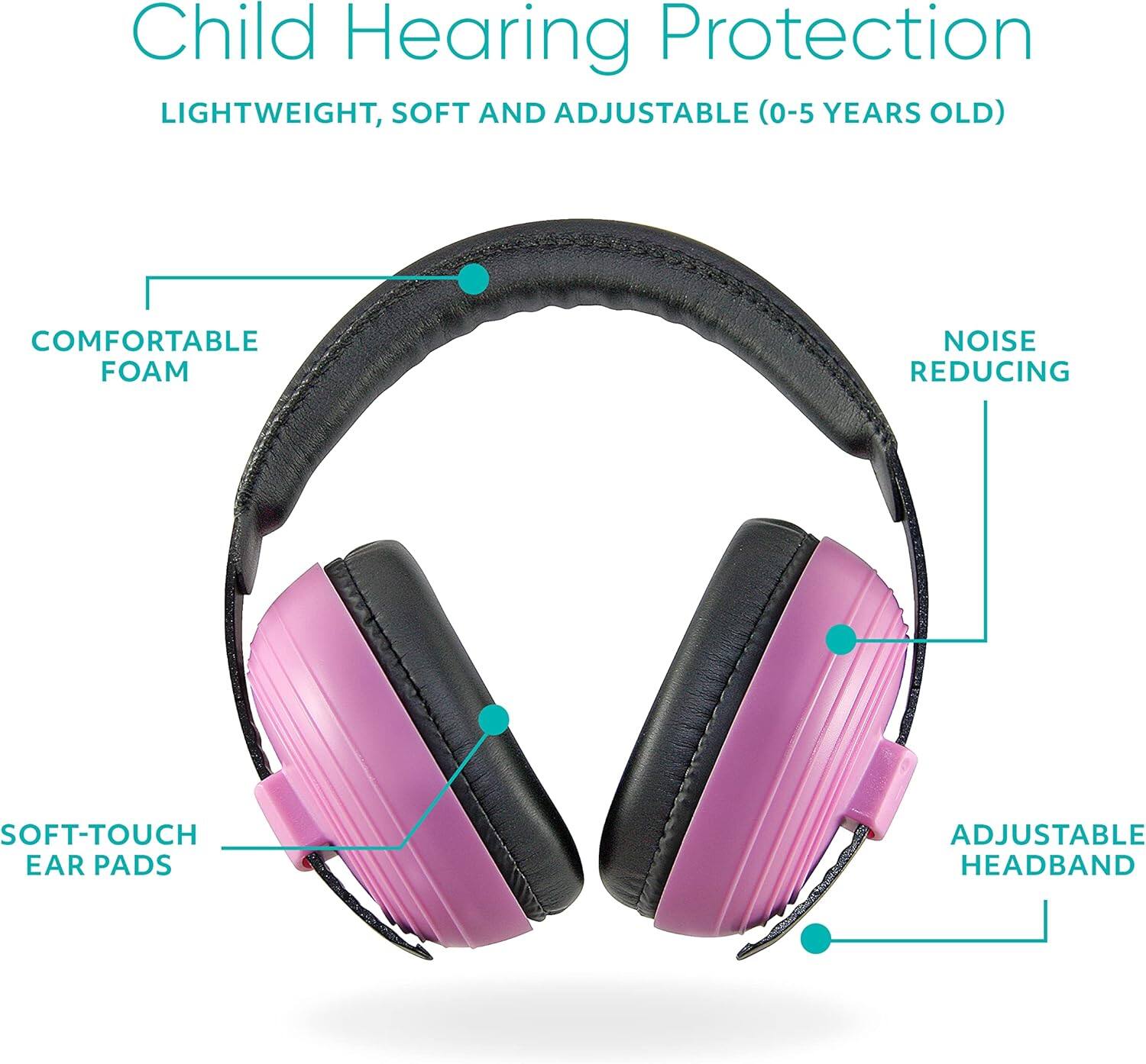 KidCo Whispears Child Hearing Safety Ear Muffs Pink S832 - Best Buy