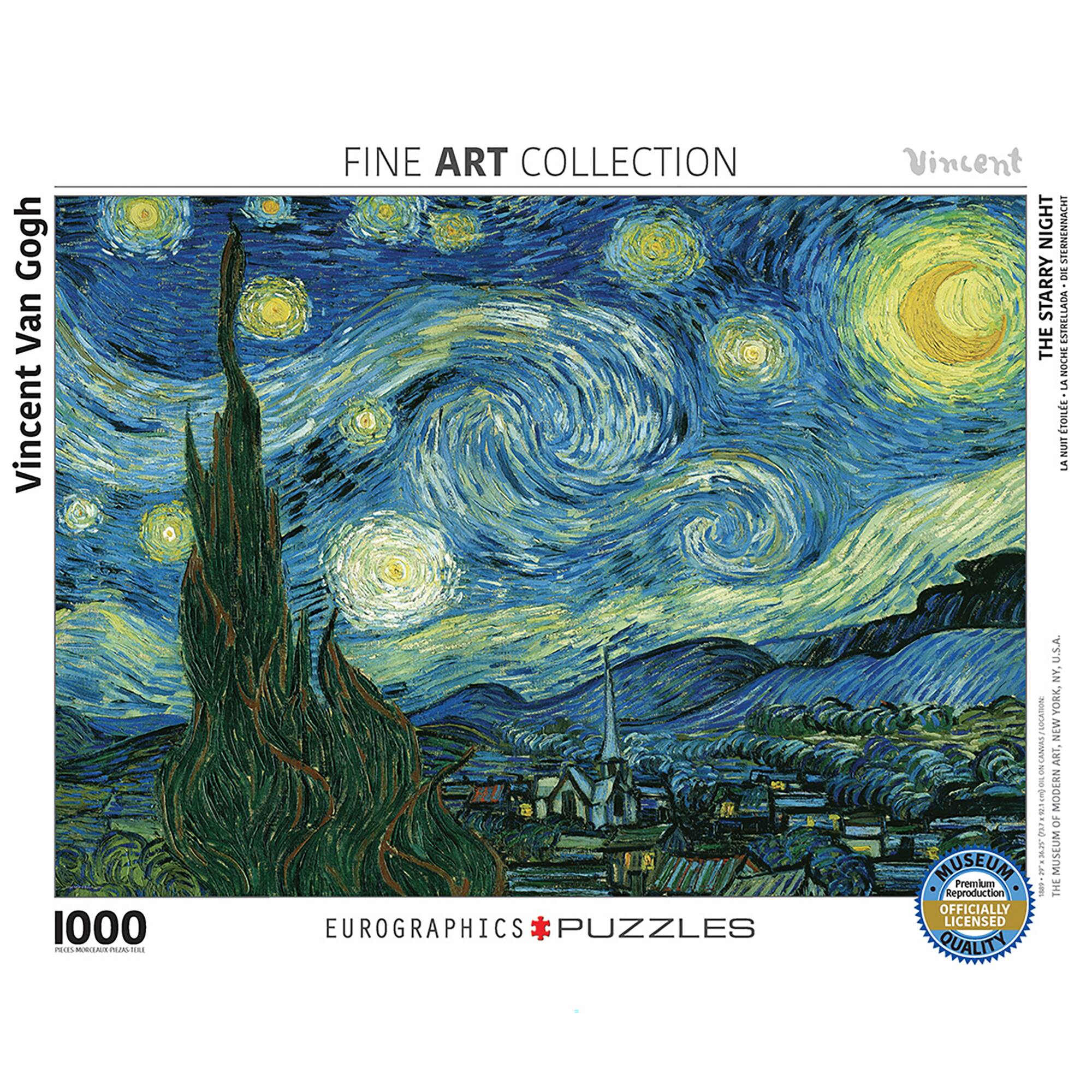 Best Buy: Eurographics Starry Night by Vincent Van Gogh 1000 Piece ...