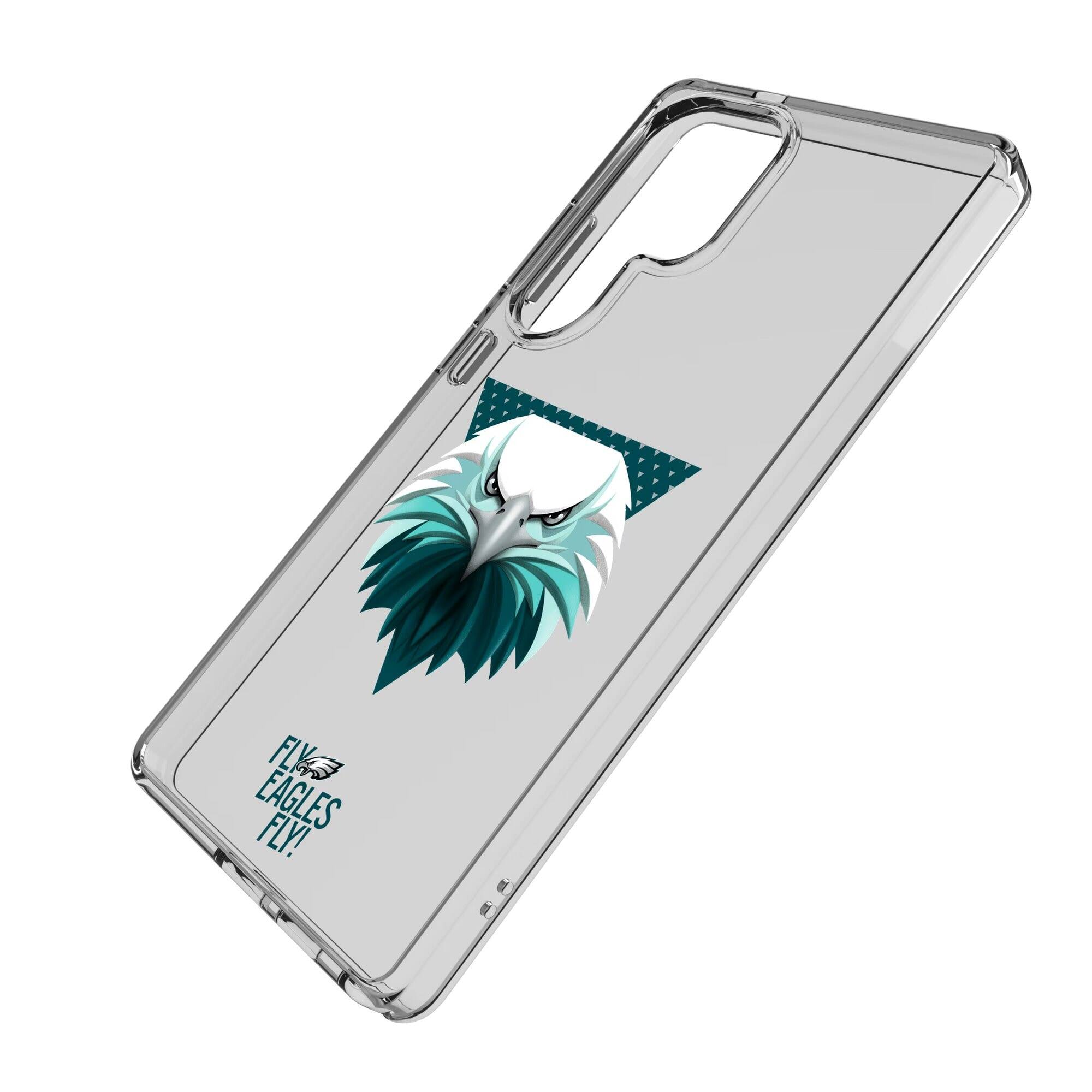 Keyscaper NFL Philadelphia Eagles Galaxy Clear Case S23 Multicolor ...