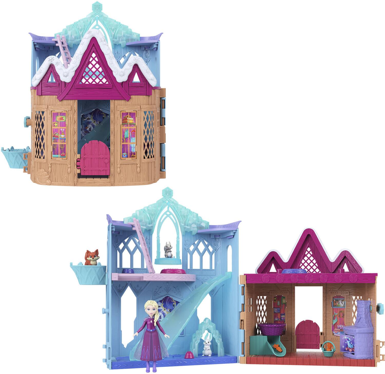 Mattel Disney Storytime Stackers: Frozen Winter Animal Fun Playset ...