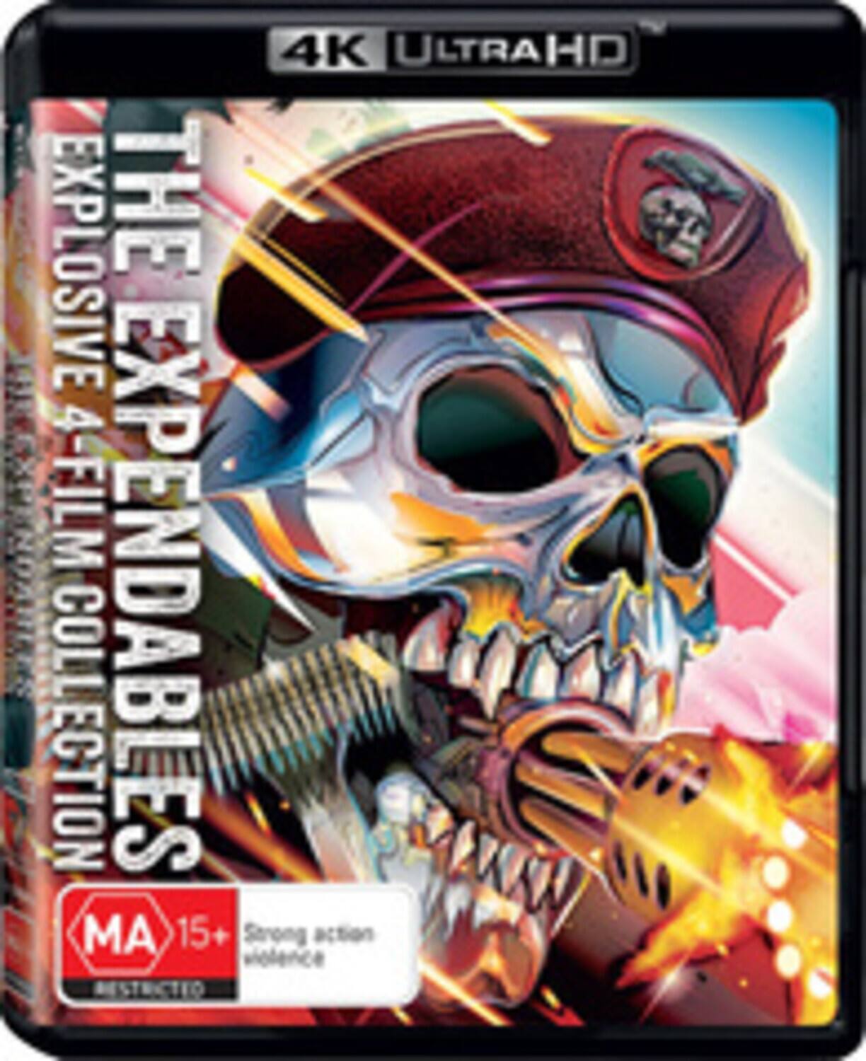 The Expendables: Explosive 4 Film Collection 4K Blu Ray [4K Ultra HD ...