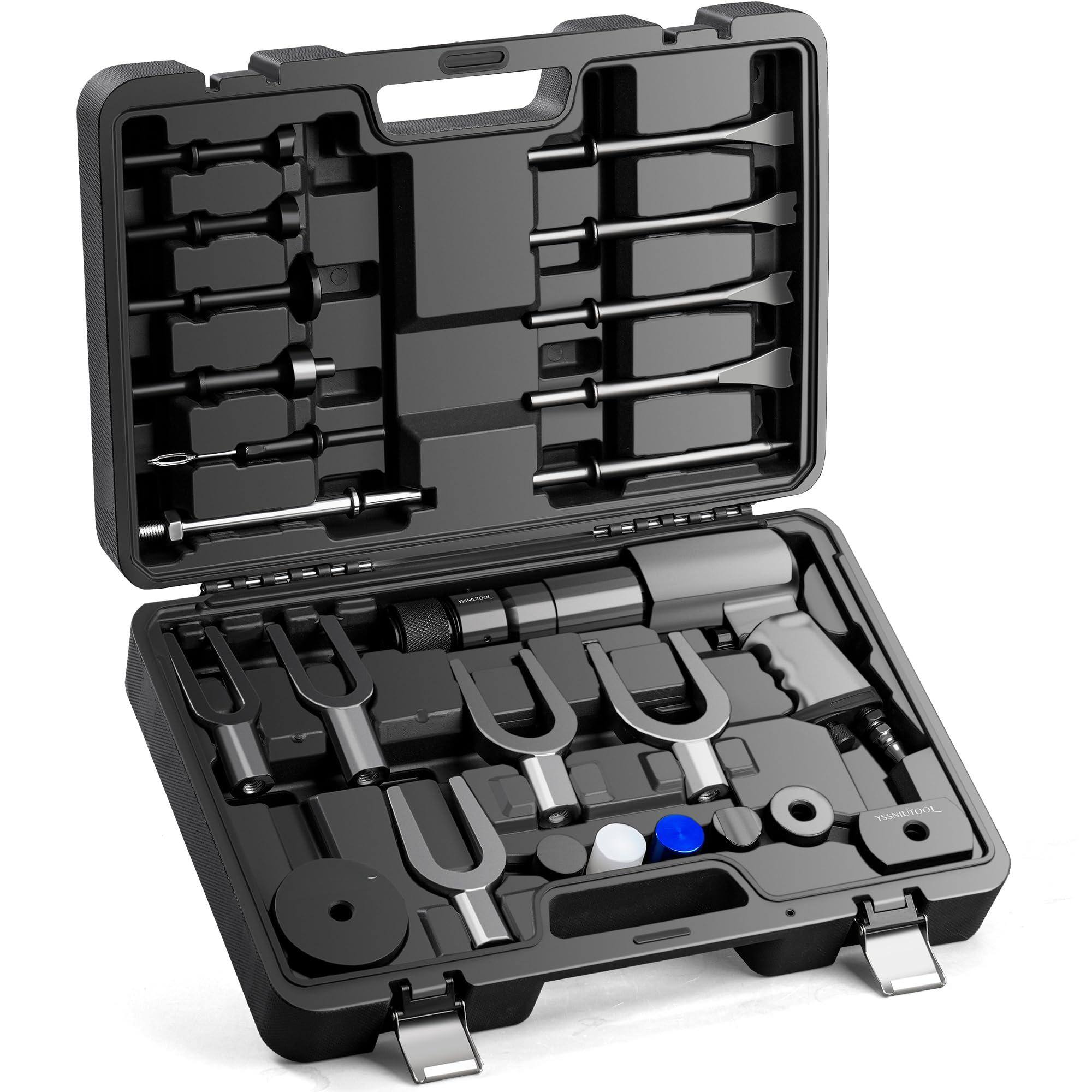 JETRANSPORT 25pcs Multi functional Pneumatic Hammer Piece Chisel Set ...