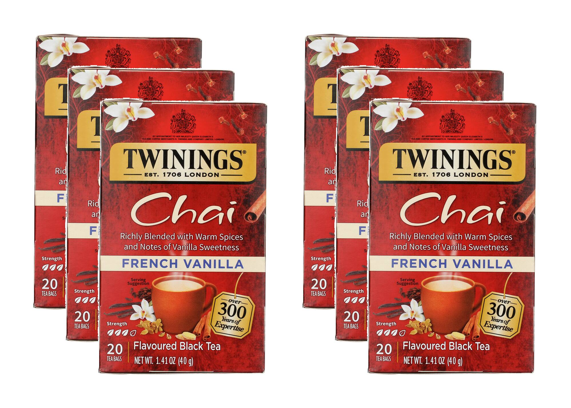 Twinings Twining Tea Tea Chai French Vanilla Pack of 6 20 bags - Best Buy