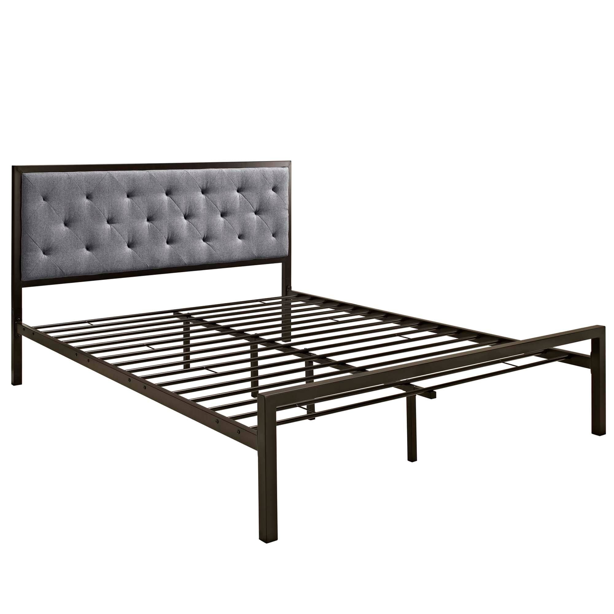 Modway Horizon Stainless Steel Twin Bed Frame Yellow MWY-MOD-5427-YLW ...