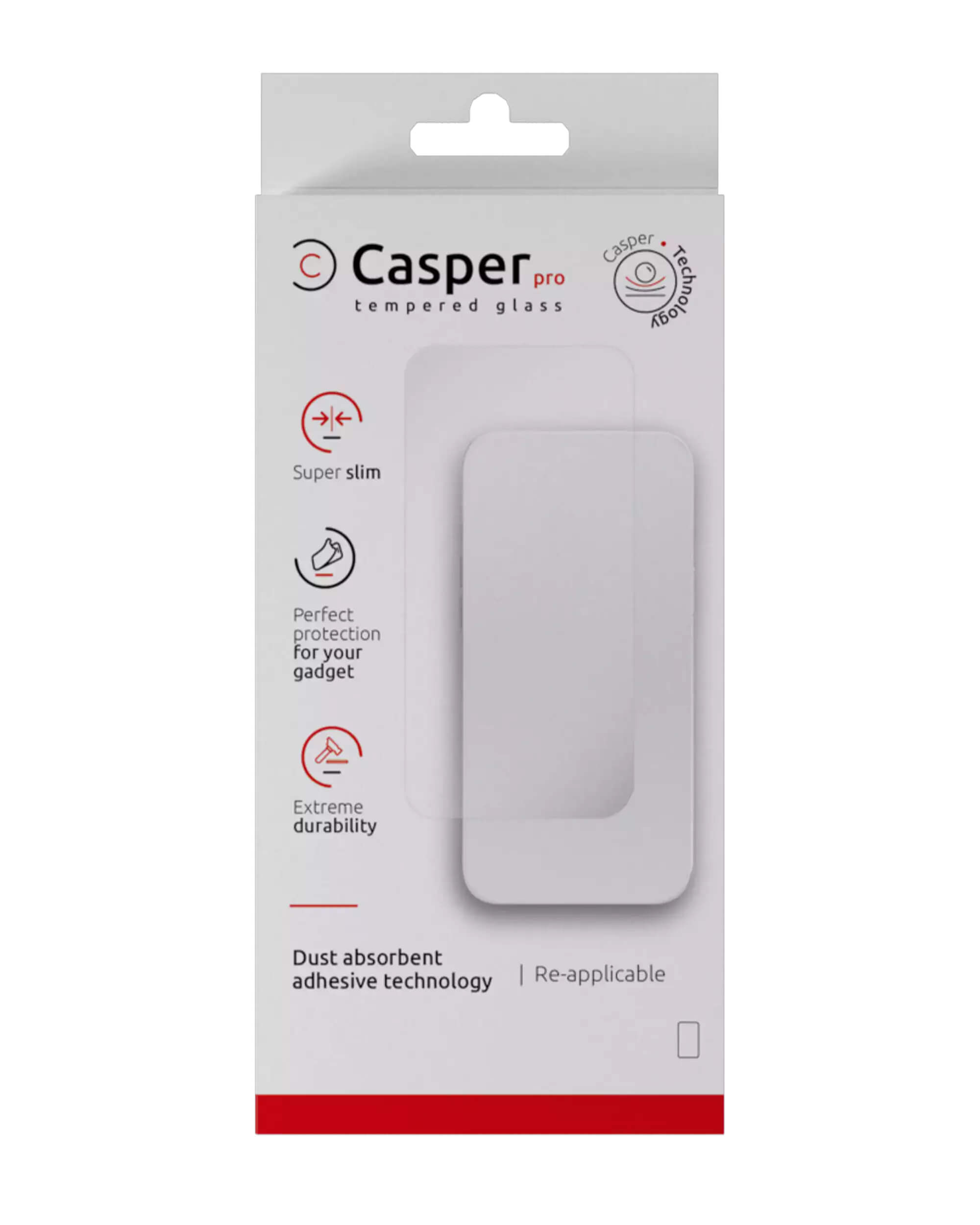 Casper Pro Tempered Glass Screen Protector Compatible For iPhone 16 Pro ...