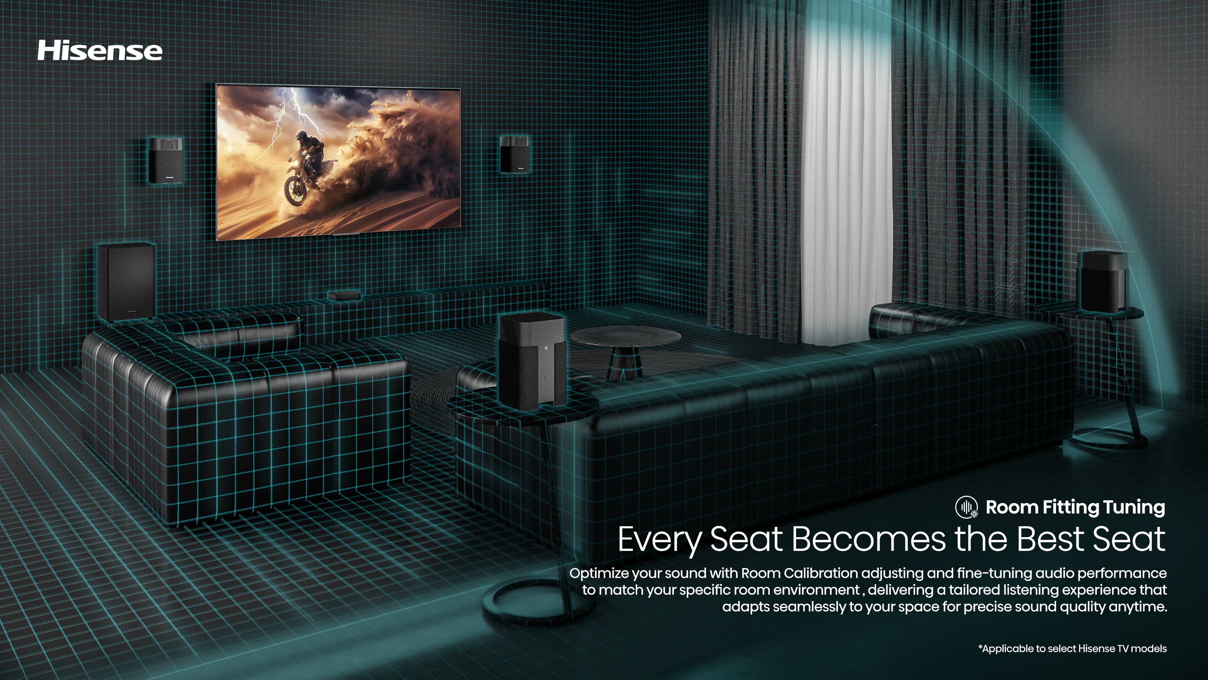 Hisense 4.1.2 Channel DOLBY ATMOS Home Theater Soundbar tuned by ...