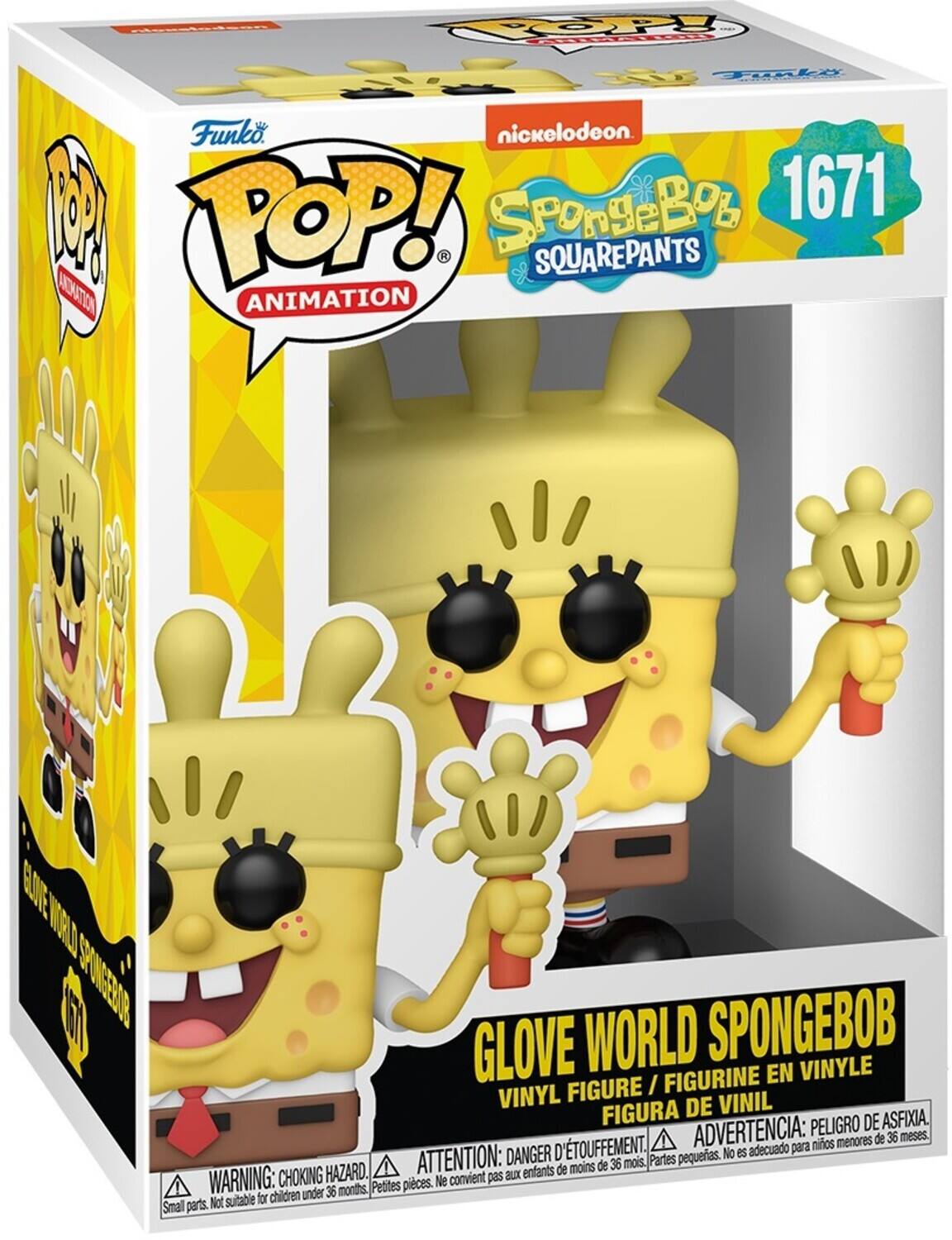 Funko POP! Television: SpongeBob SquarePants SpongeBob w/ Glove Light ...