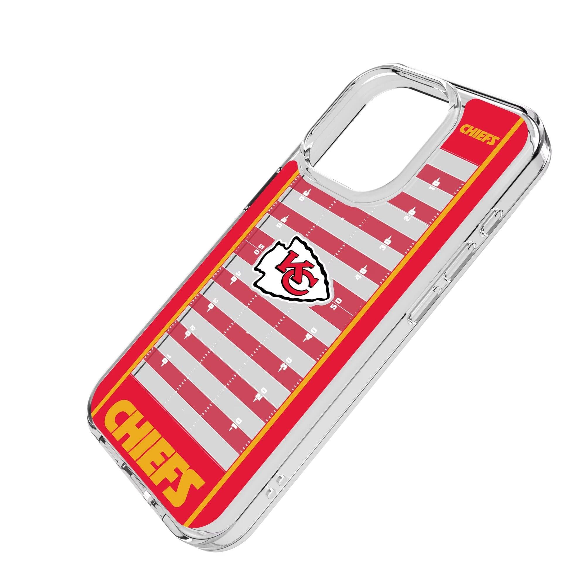 Keyscaper NFL Kansas City Chiefs iPhone Clear Field Design Case 16 Plus ...