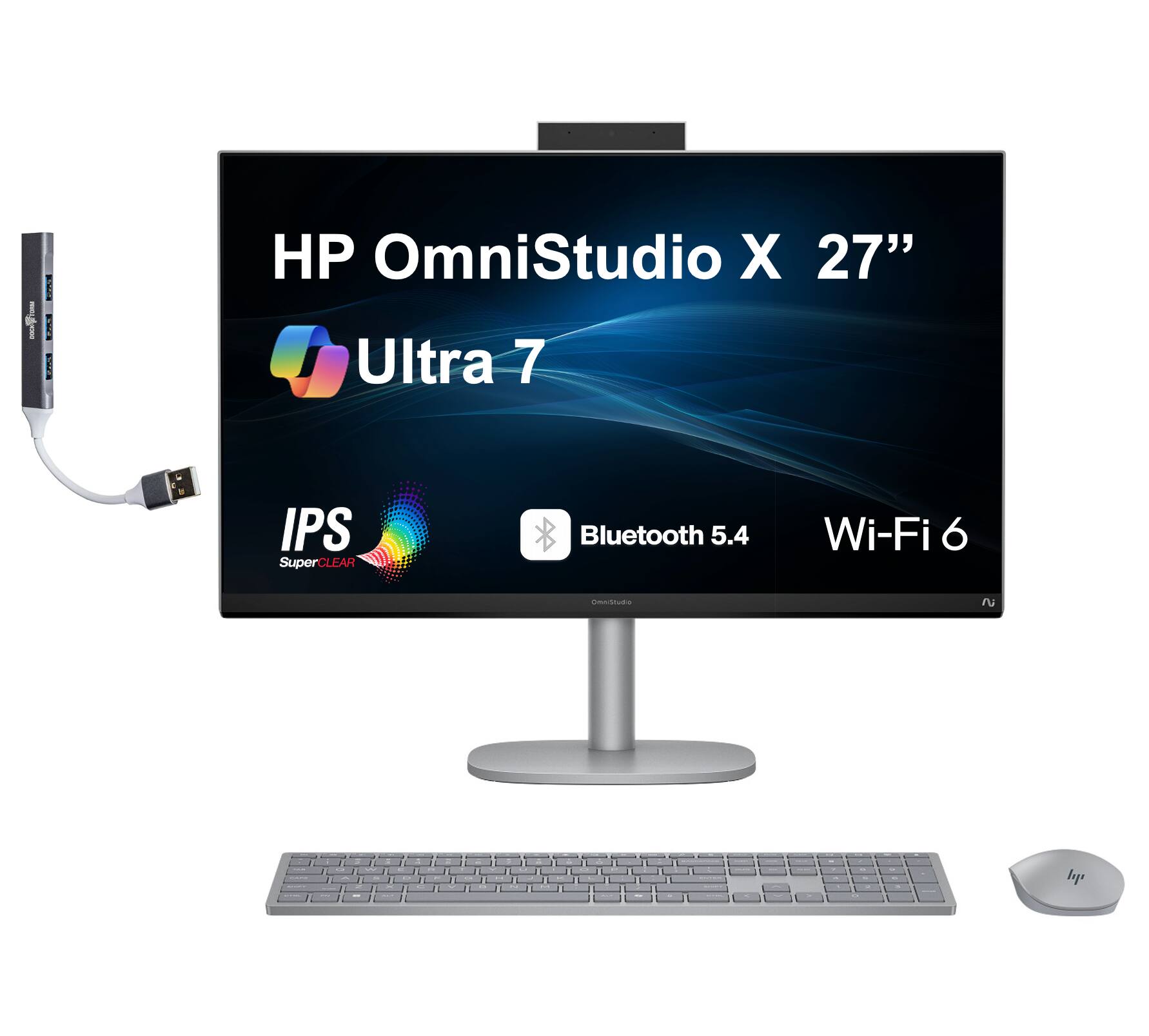 HP OmniStudio X OmniStudio All in One 27 4K UHD Display (Ultra 7 256V ...