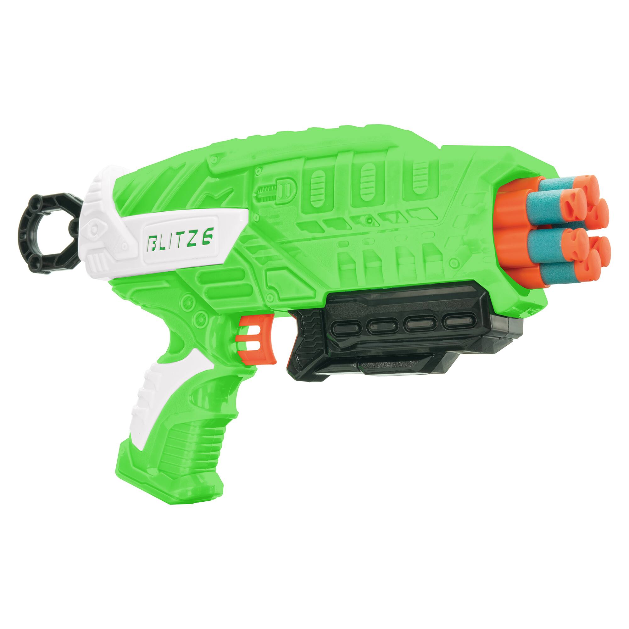 Buzz Bee Toys Blitz 6 Dart Blaster W/ 12 Accu Blast Darts ...