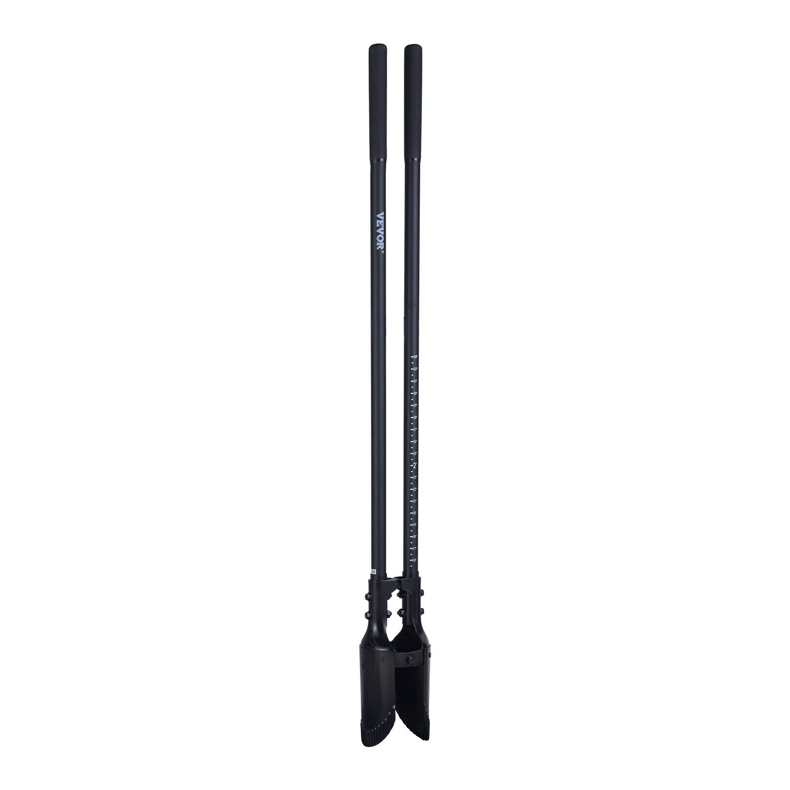 VEVOR Post Hole Digger, Heavy Duty Post Hole Digger with Fiberglass ...