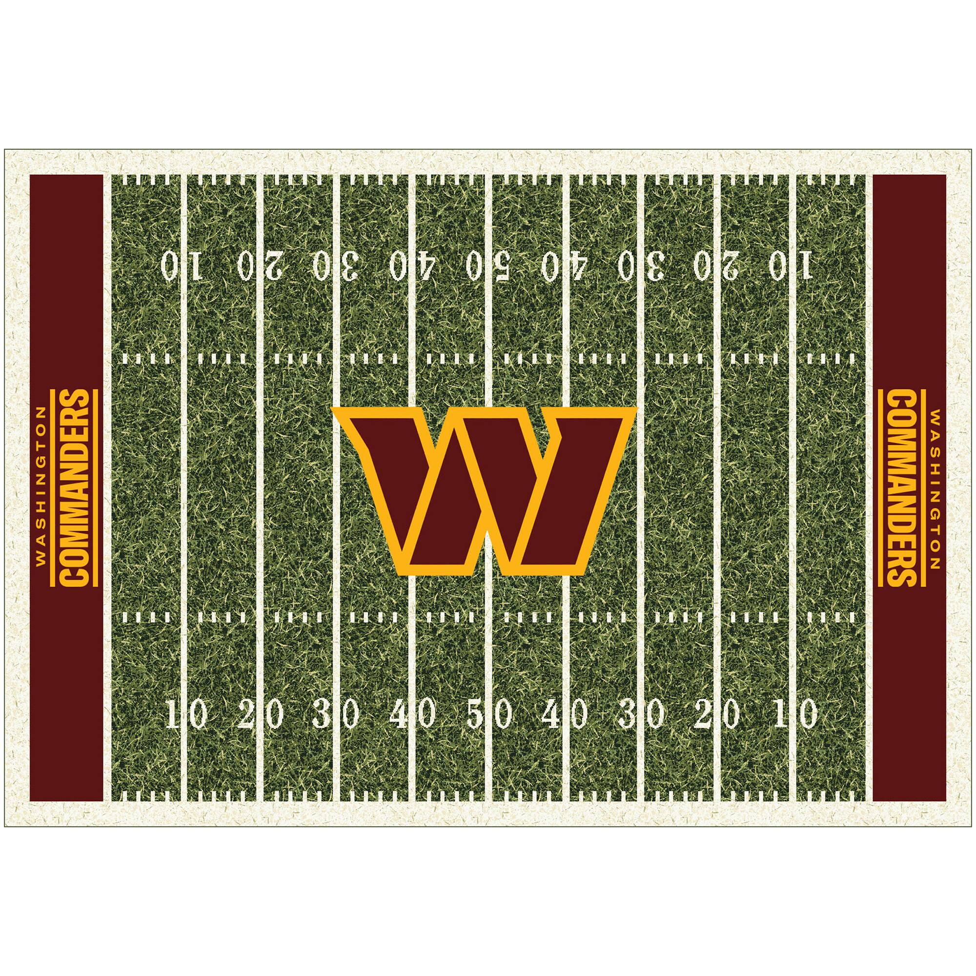 Imperial Washington Commanders 5'4'' x 7'8'' Home Field Rug Multicolor ...