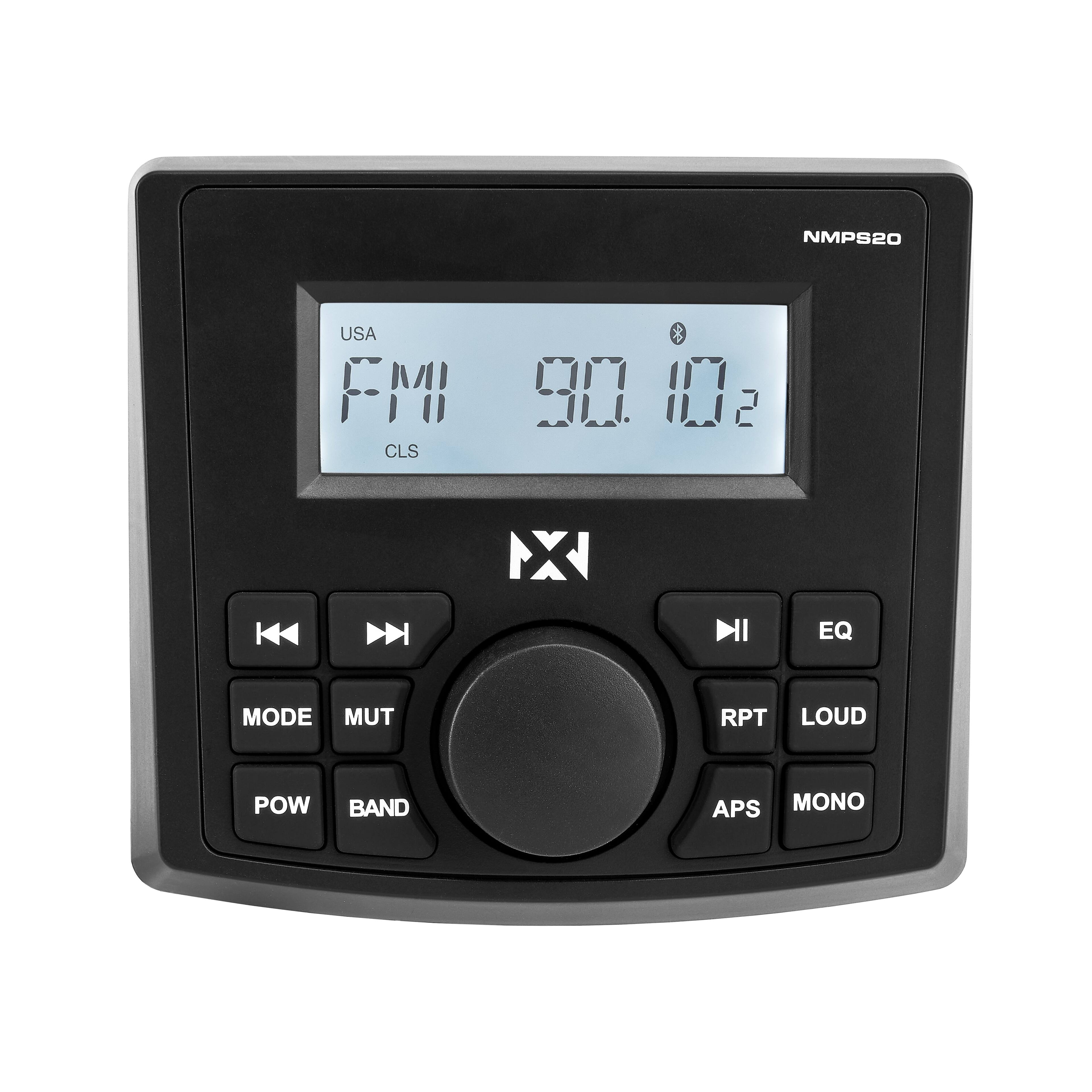 NVX NMPS20 ATV/Powersports/UTV/Marine Gauge Water resistant IP66 Stereo ...