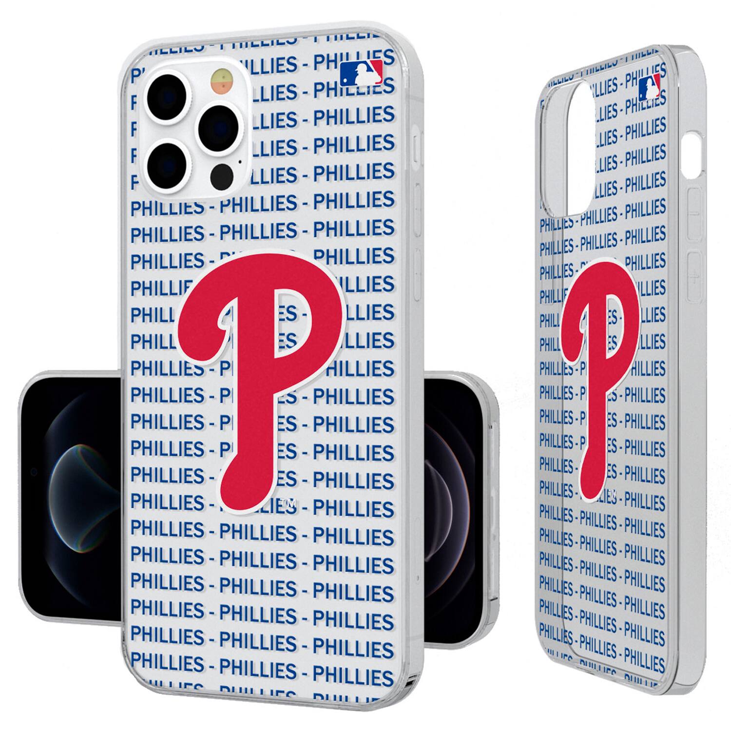 Keyscaper MLB Philadelphia Phillies Text Backdrop Clear iPhone Case ...