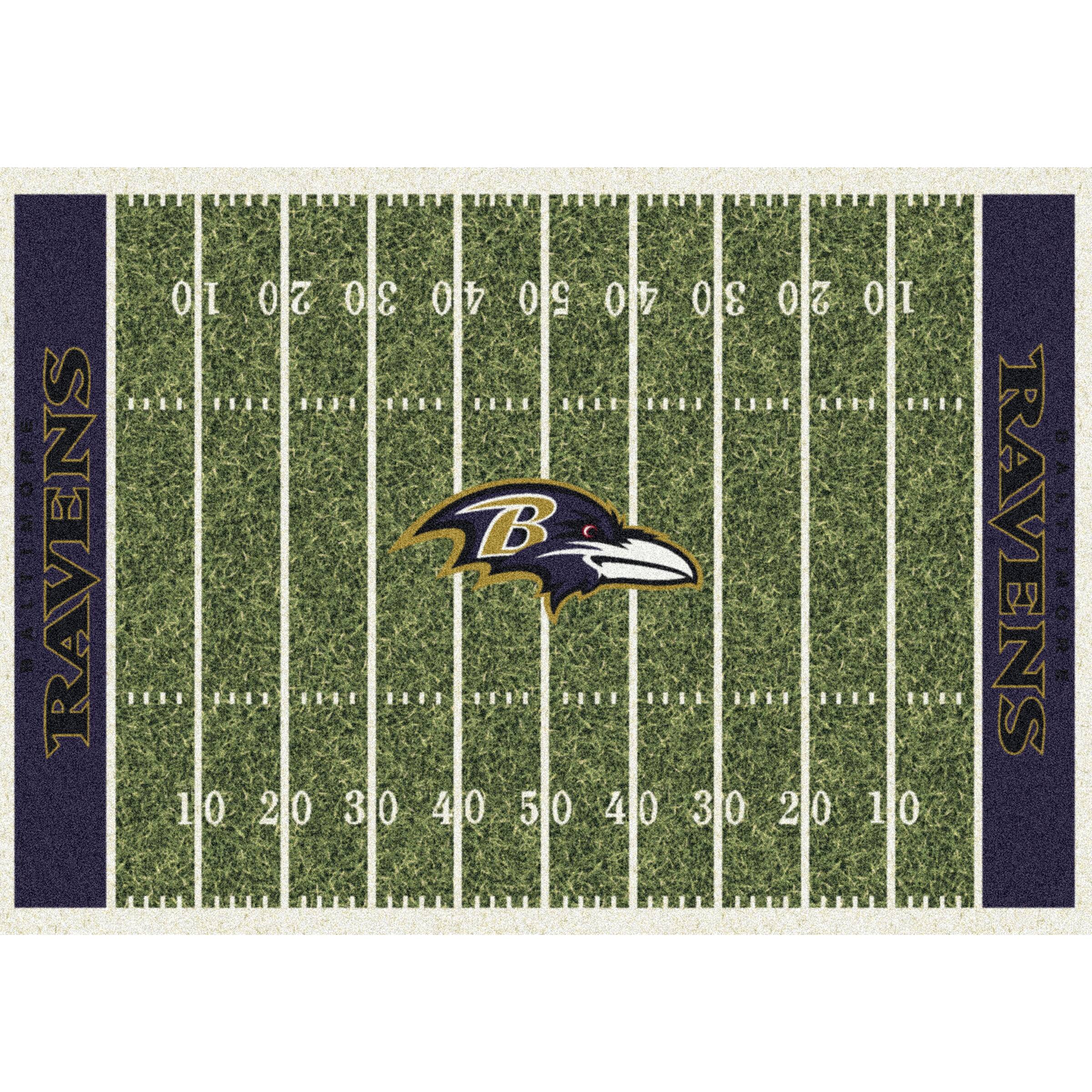 Imperial Baltimore Ravens 7'8'' x 10'9'' Home Field Rug Green 3533075 ...