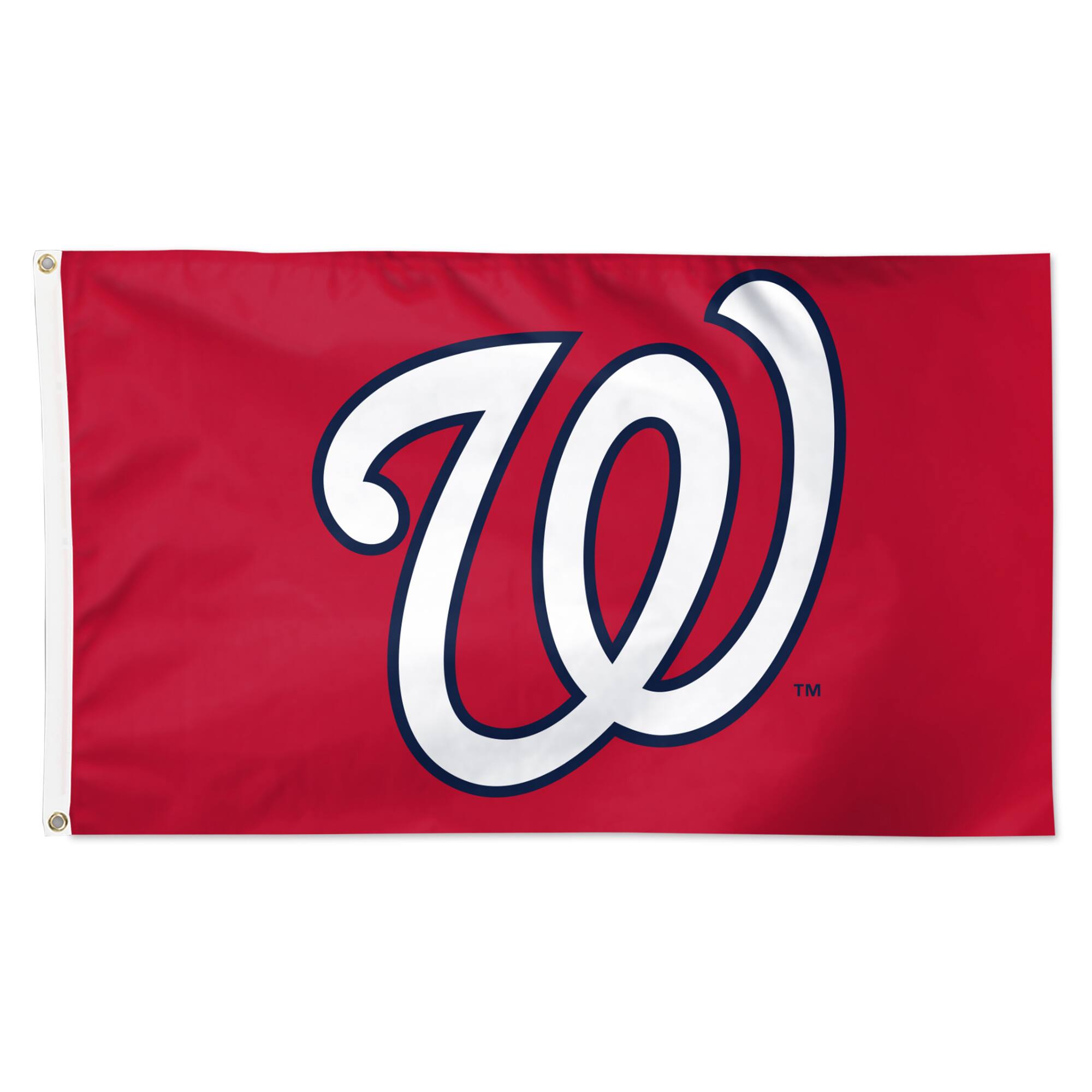 WinCraft Washington Nationals 3' x 5' Primary Logo Single Sided Flag ...