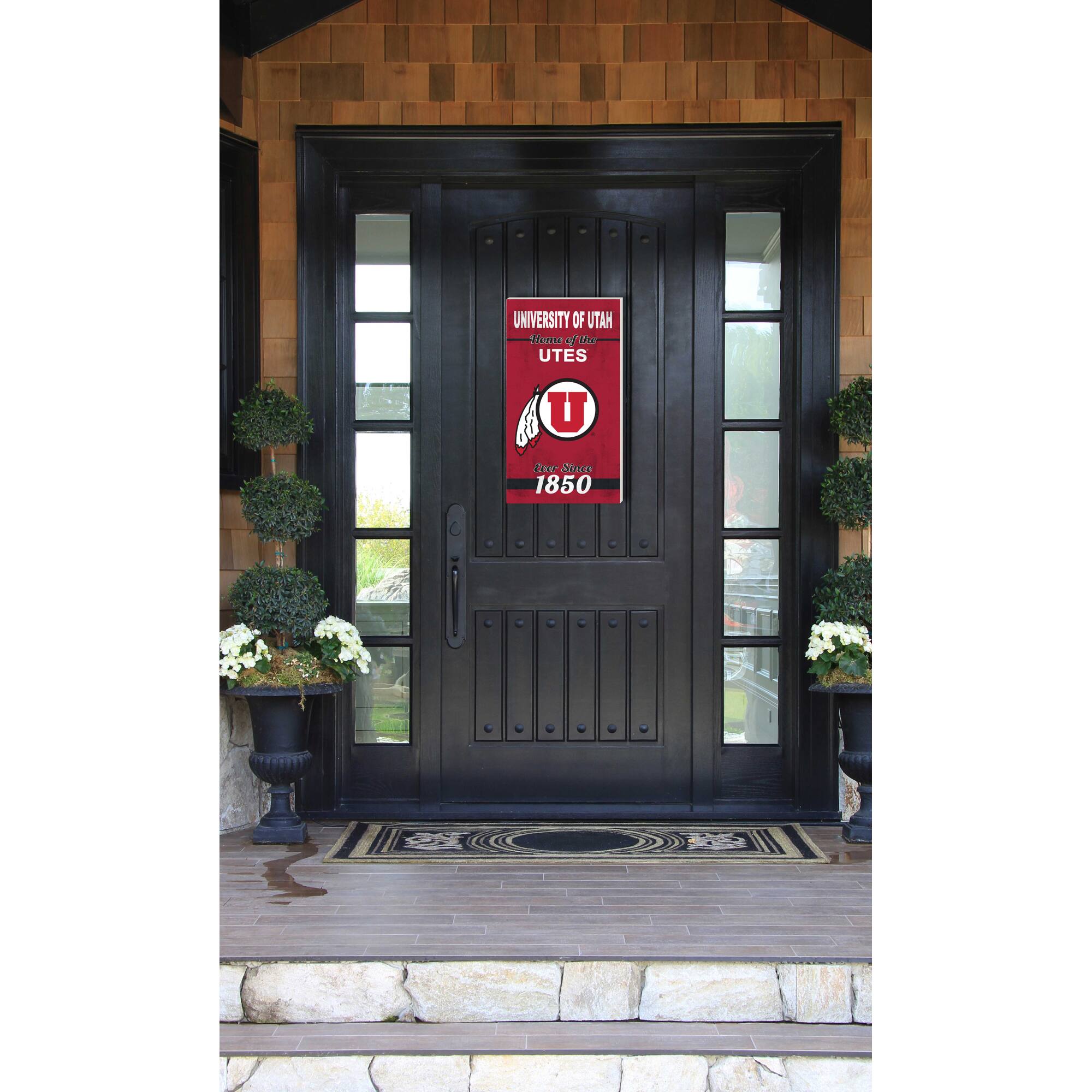 Jardine Utah Utes 11'' x 20'' Home Of The Sign Red 4939388 - Best Buy