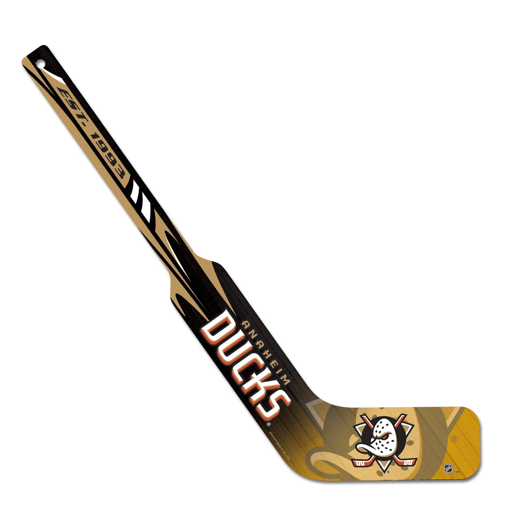 WinCraft Anaheim Ducks Collectible Mini Goalie Stick Multicolor ...