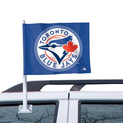 WinCraft Toronto Blue Jays 11'' x 13'' Two Sided Car Flag Royal Blue ...