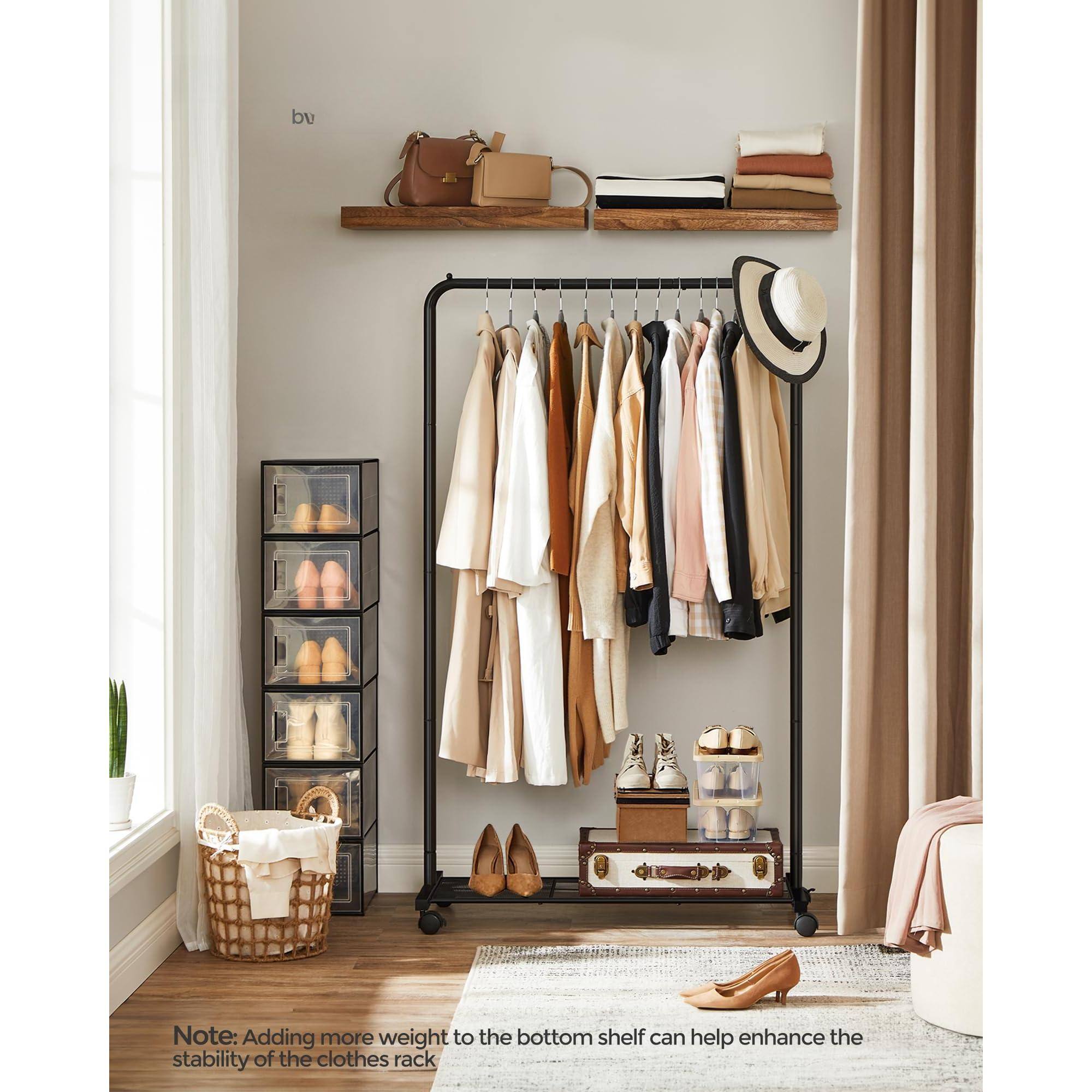 Hirose Alice Clothes Rack Clothes Clothing Metal with wheels for ...