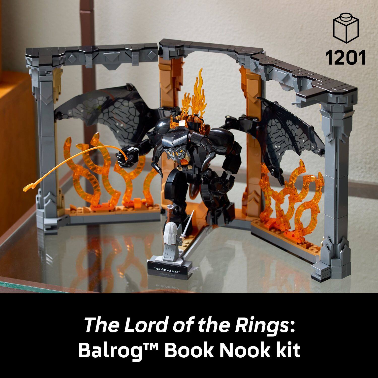 LEGO Icons The Lord of the Rings: Balrog Book Nook 10367 6526765 - Best Buy