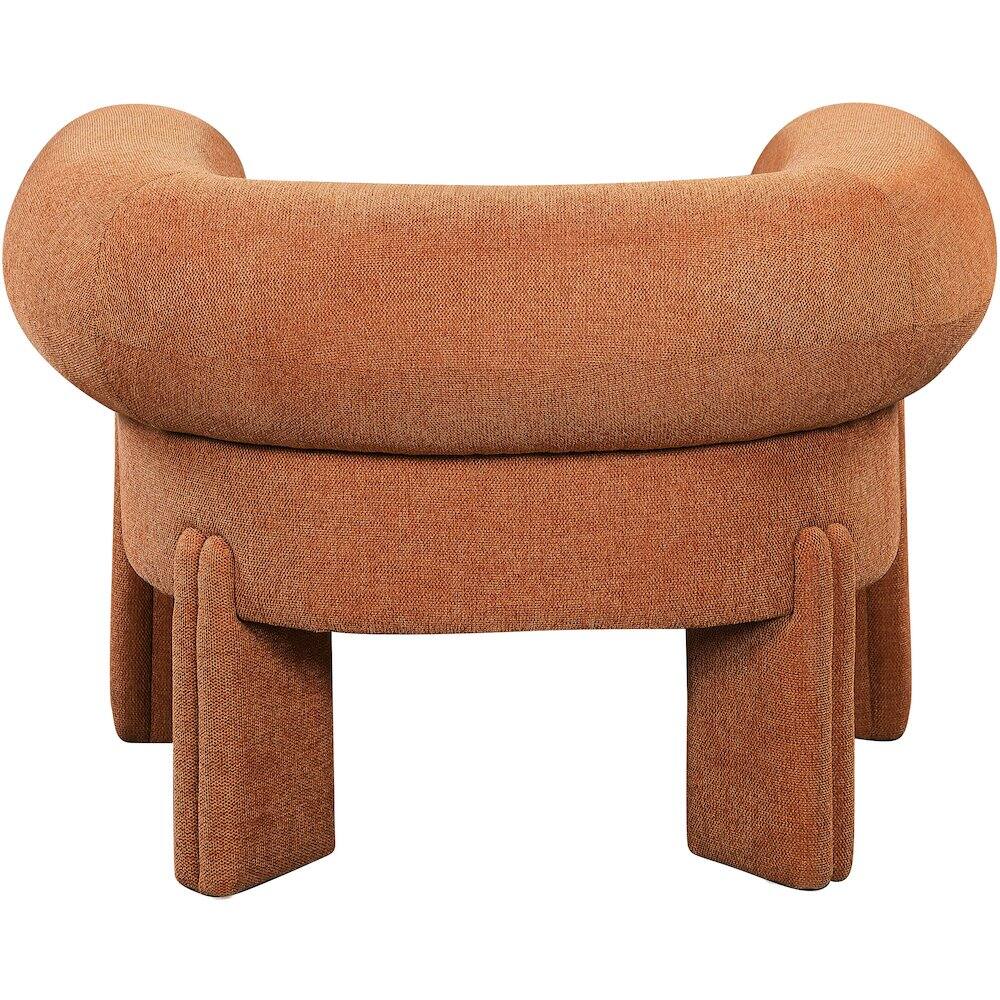 Meridian Furniture Stefano Cognac Polyester Fabric Accent Chair Brown ...