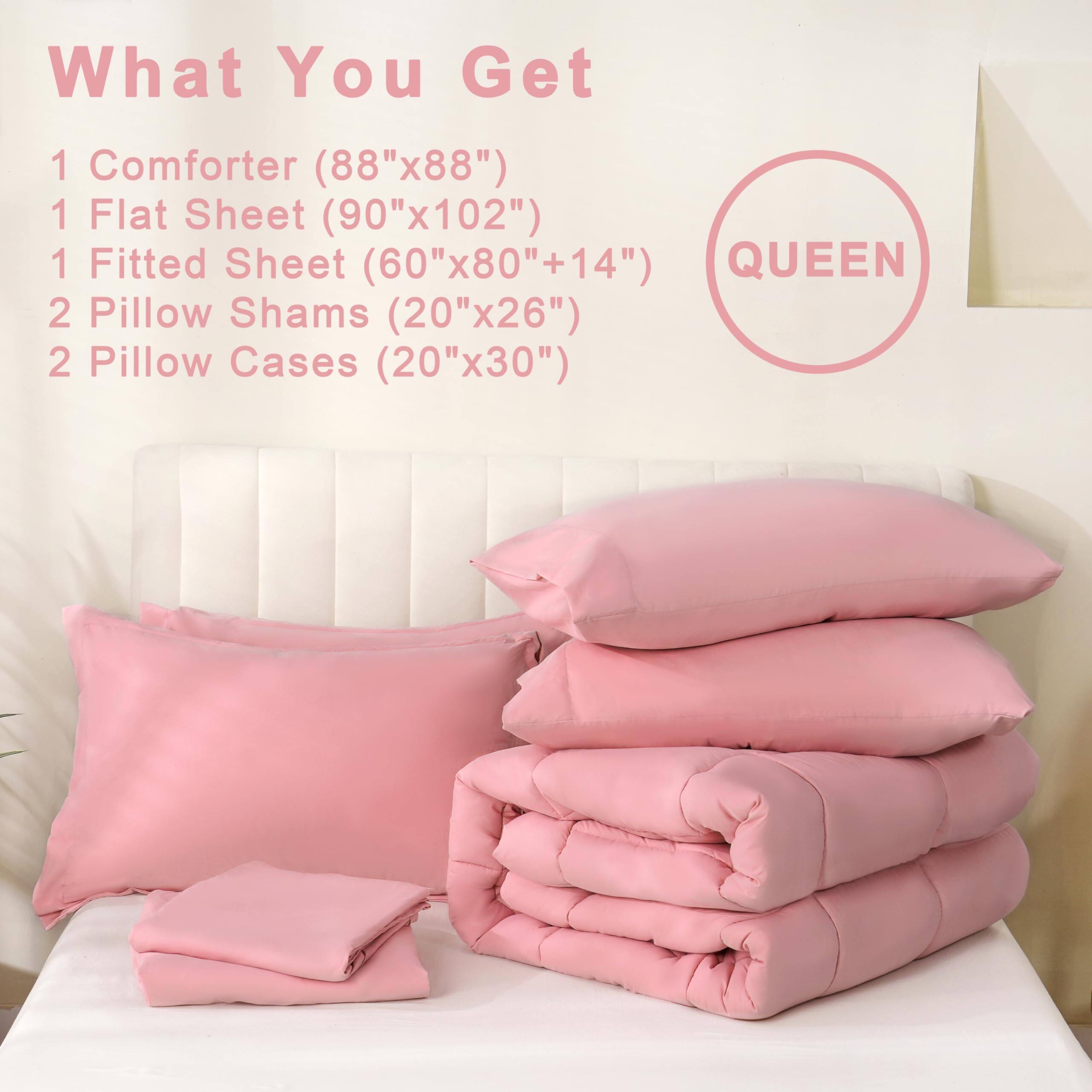 Paradigms Interiors Comforter Set 7 Pieces Bedding Sets All Season Down ...