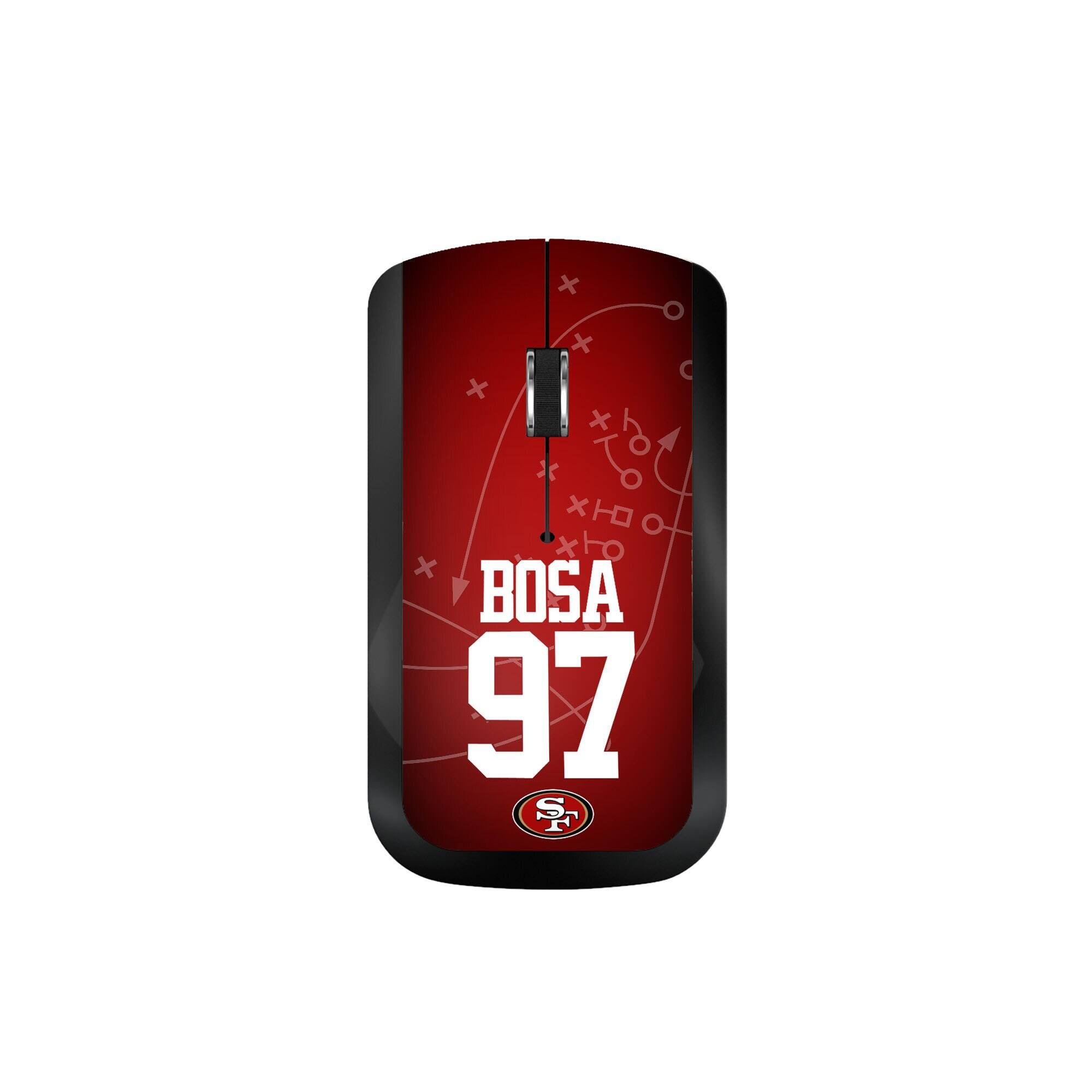 Keyscaper Nick Bosa San Francisco 49ers Wireless Mouse Wireless Black ...