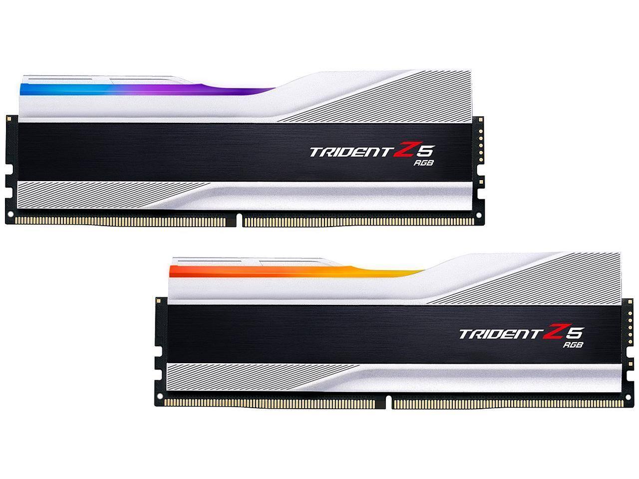 G.SKILL Trident Z5 RGB 64GB DDR5 6000MHz RAM (2x32GB) Silver - Best Buy