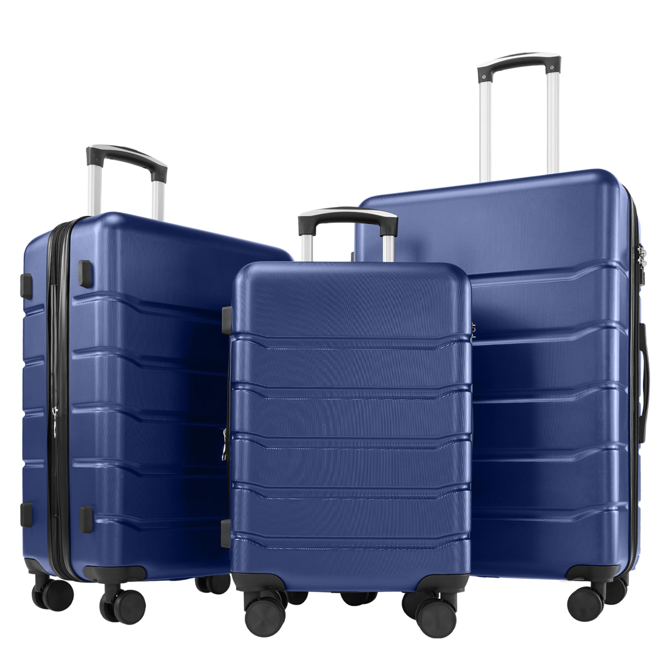 Dapper Styles Carry on Luggage Hardside Suitcase smooth effortless ...