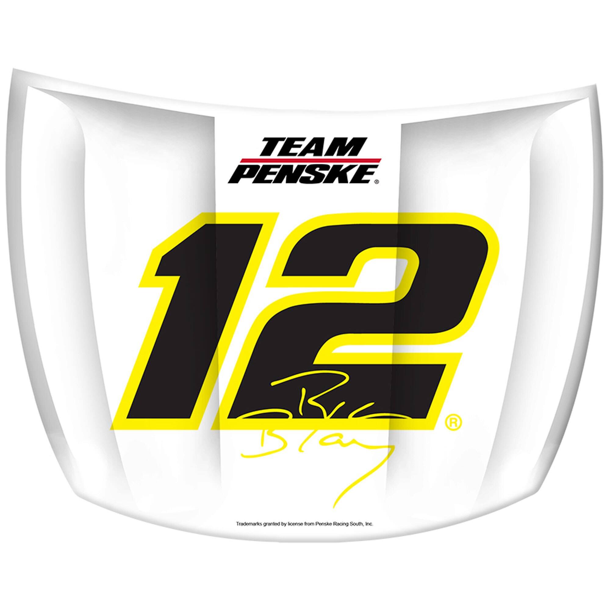 The Fan Brand Ryan Blaney Signature Design 58" x 43" Car Hood Wall Sign ...