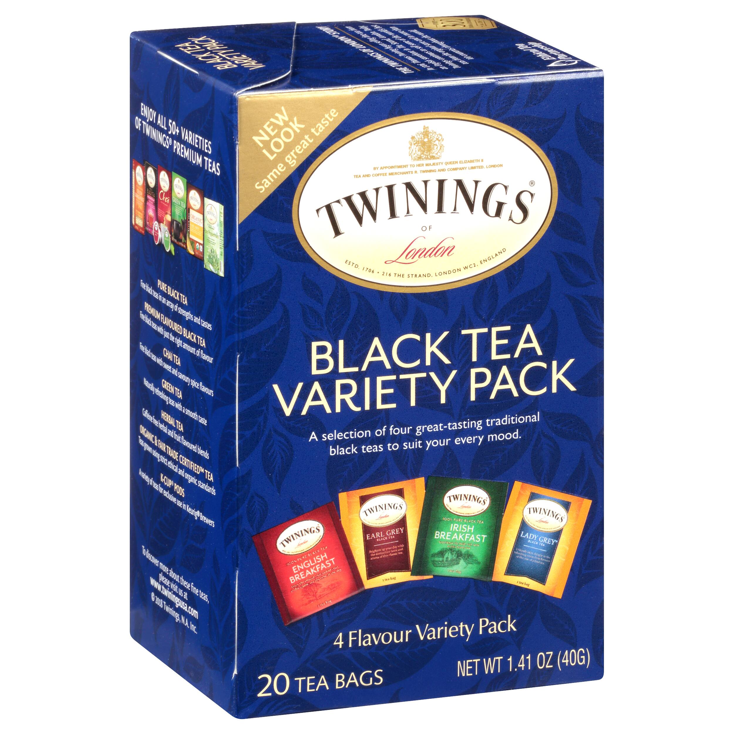 Twinings Black Tea Variety Pack Case Of 6 20 Bags - Best Buy