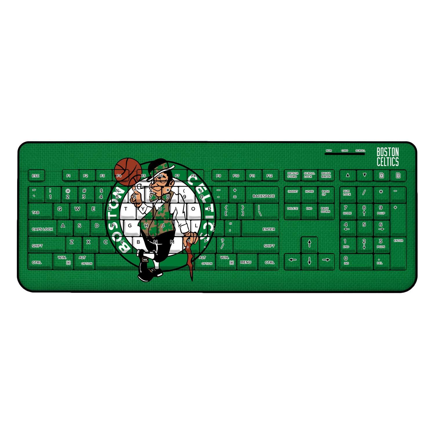 Keyscaper Boston Celtics Wireless Keyboard Multicolor 5116614 - Best Buy