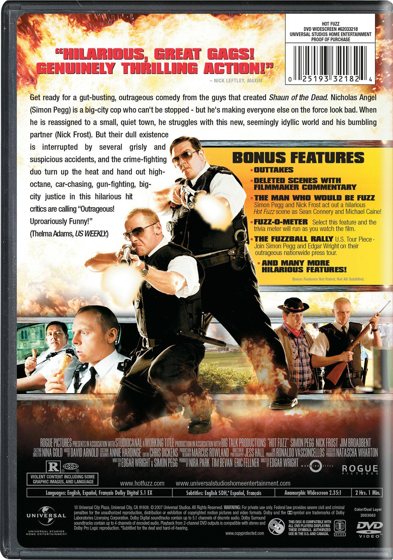 Hot Fuzz (DVD Widescreen) [DVD] [Standard] - Best Buy