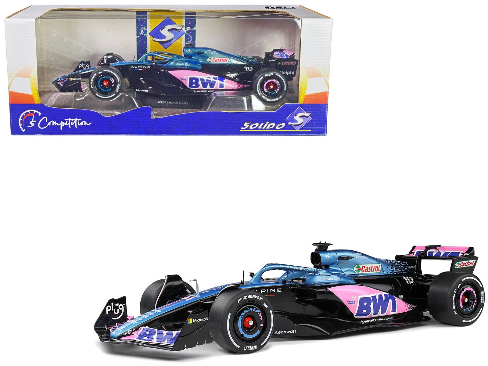 Solido Alpine A523 Blue Edition "BWT" Formula One F1 "Presentation ...